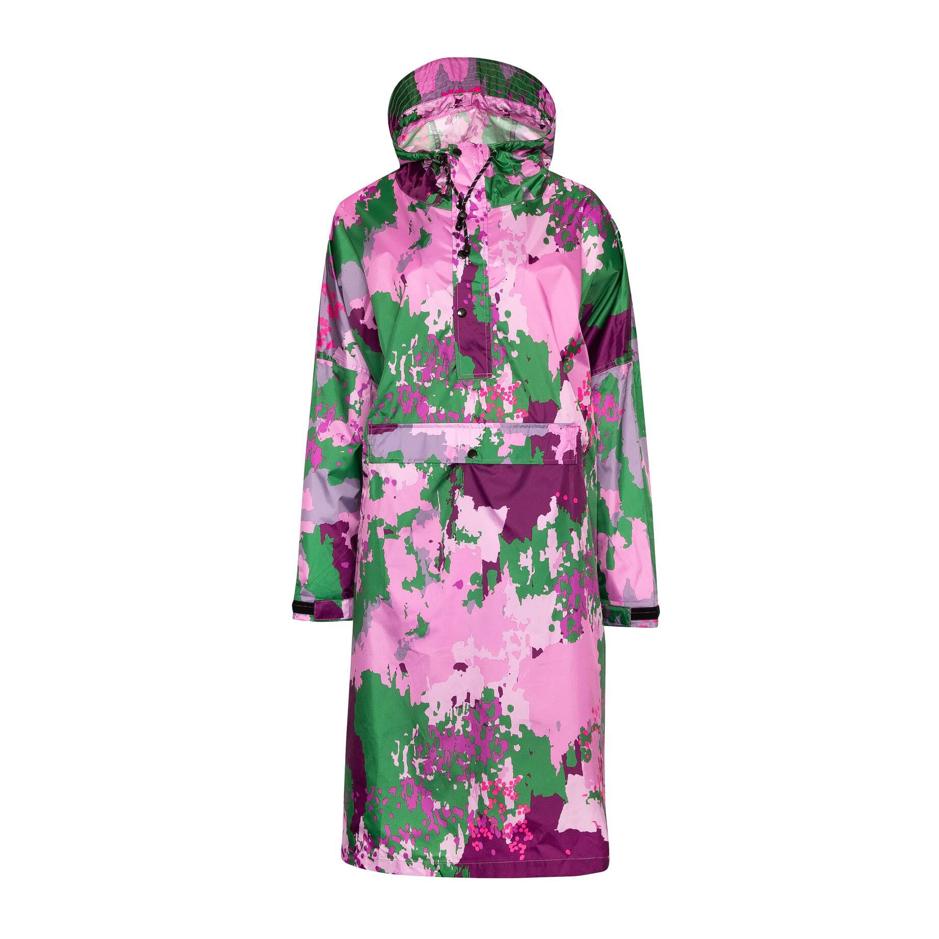Damen Regenponcho DIGI SPRING CAMO