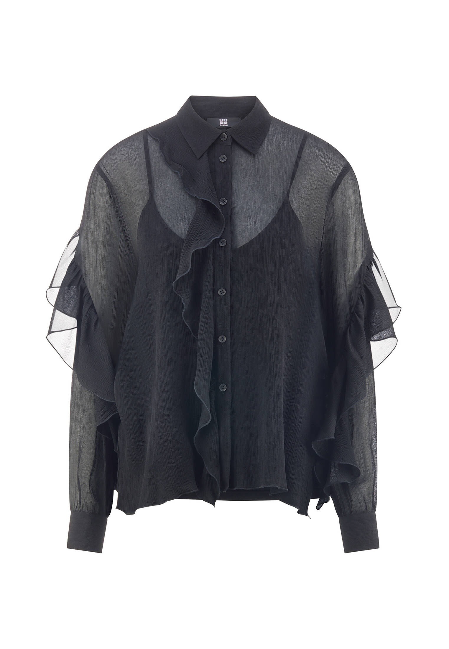 Damen Bluse mit Volants