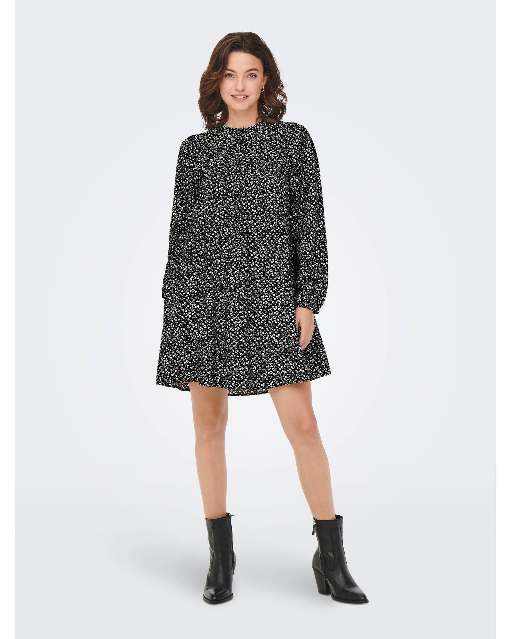 Only Damen Kleid SANDY LIFE in schwarz kaufen | engelhorn