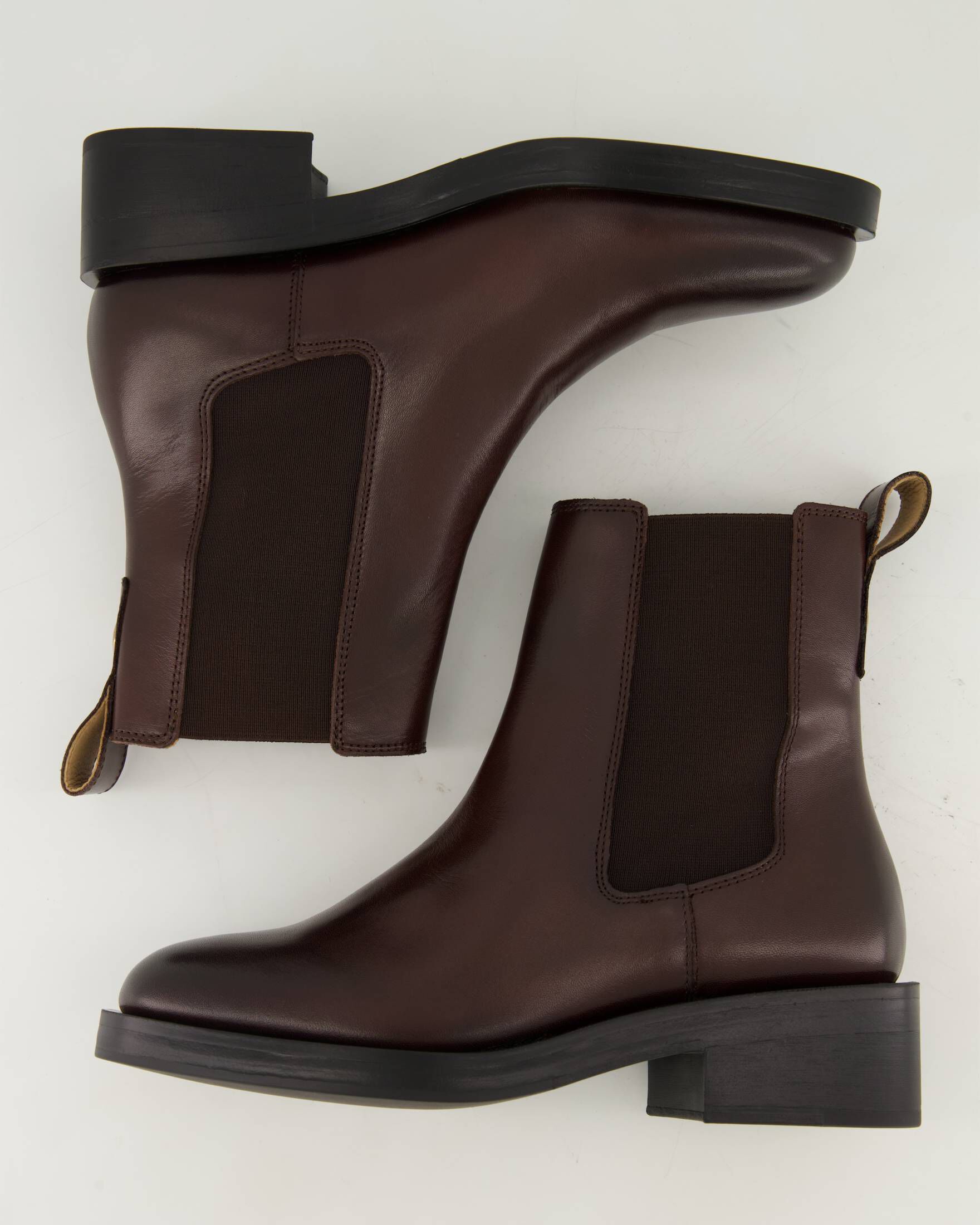 BOSS Damen Chelsea Boots aus Leder IRYNA in braun kaufen | engelhorn