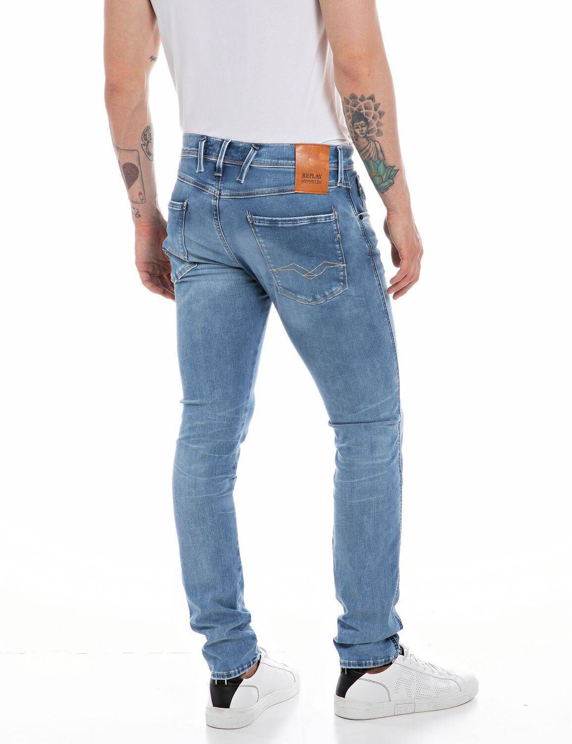 Replay Herren Jeans ANBASS HYPERFLEX Slim Fit in blau kaufen | engelhorn