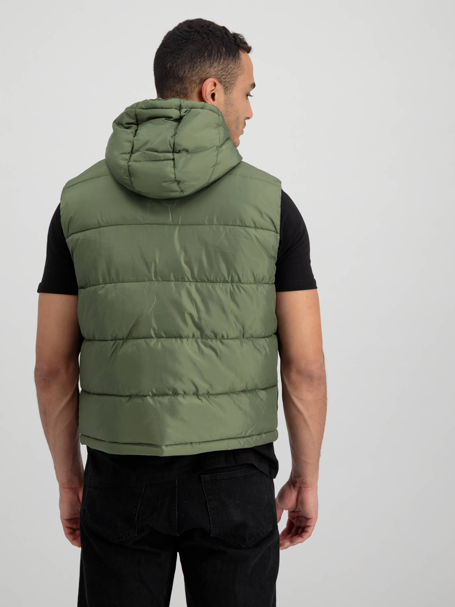 Herren Hooded Puffer Weste