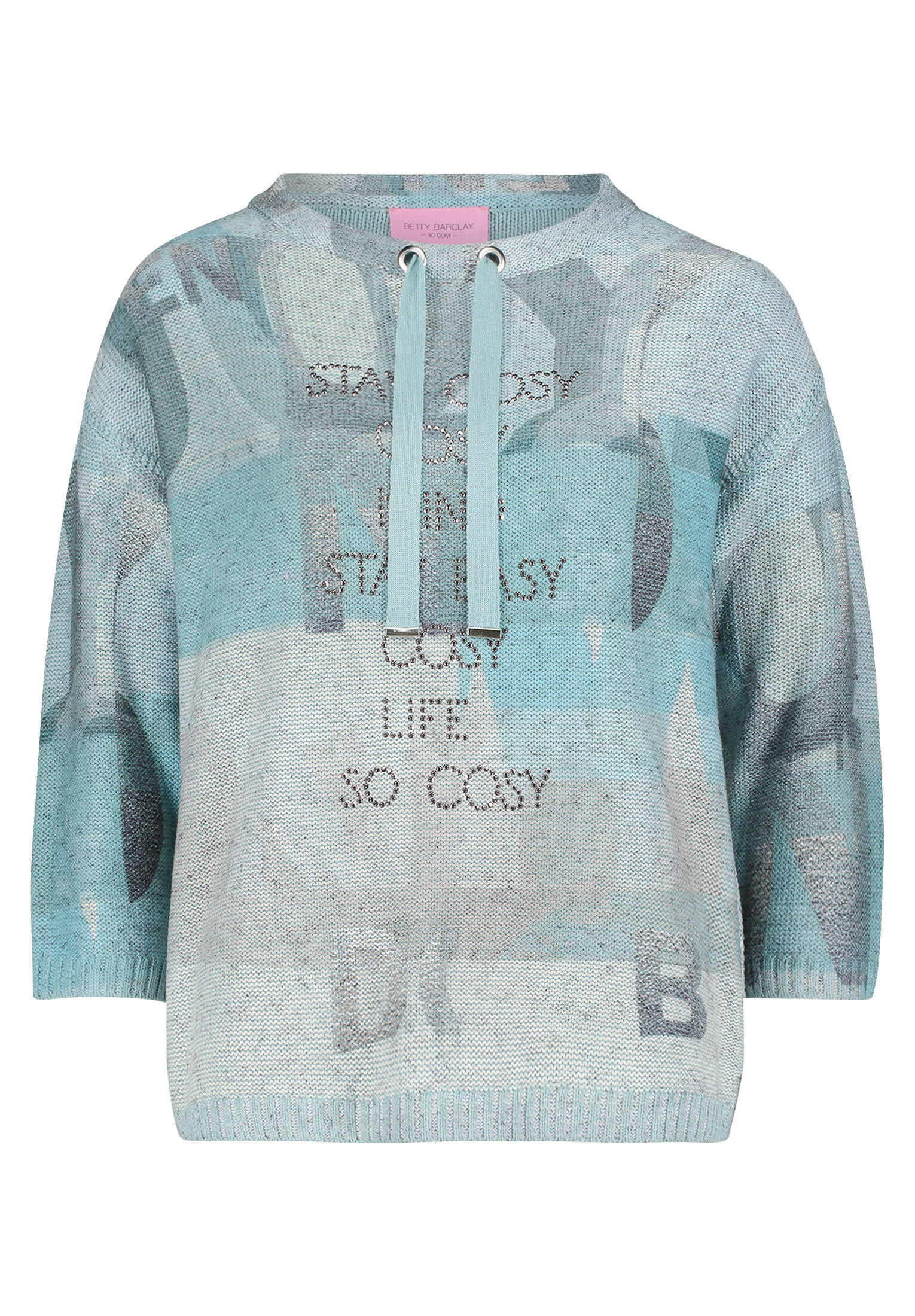 Damen Strickpullover mit Print