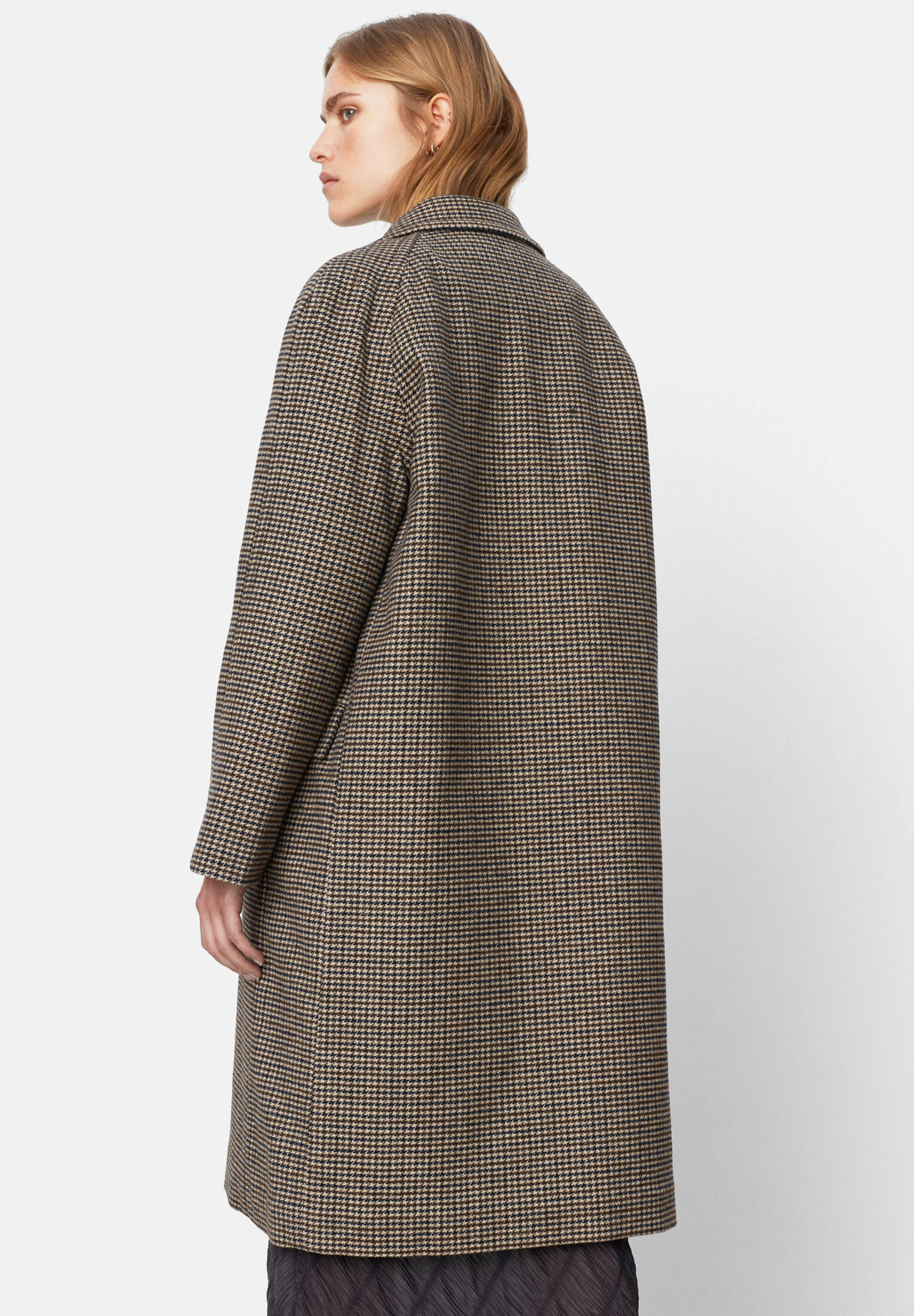 Damen Mantel Carvi Soft Houndstooth