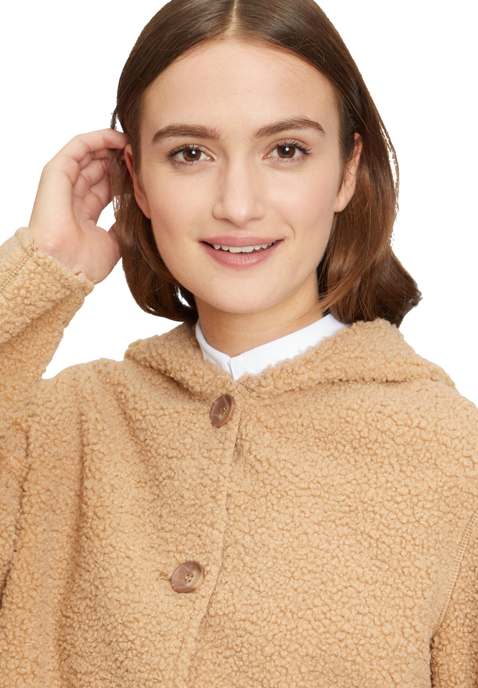 Damen Kuscheljacke mit Color Blocking