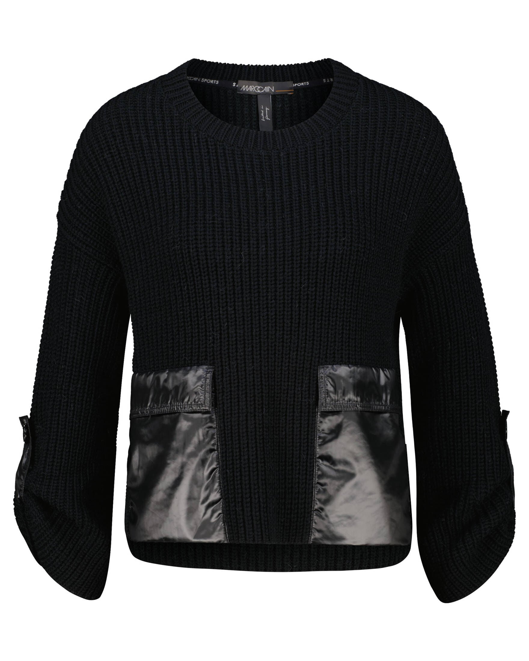 Marc Cain Damen Strickpullover mit Taschen in schwarz kaufen | engelhorn