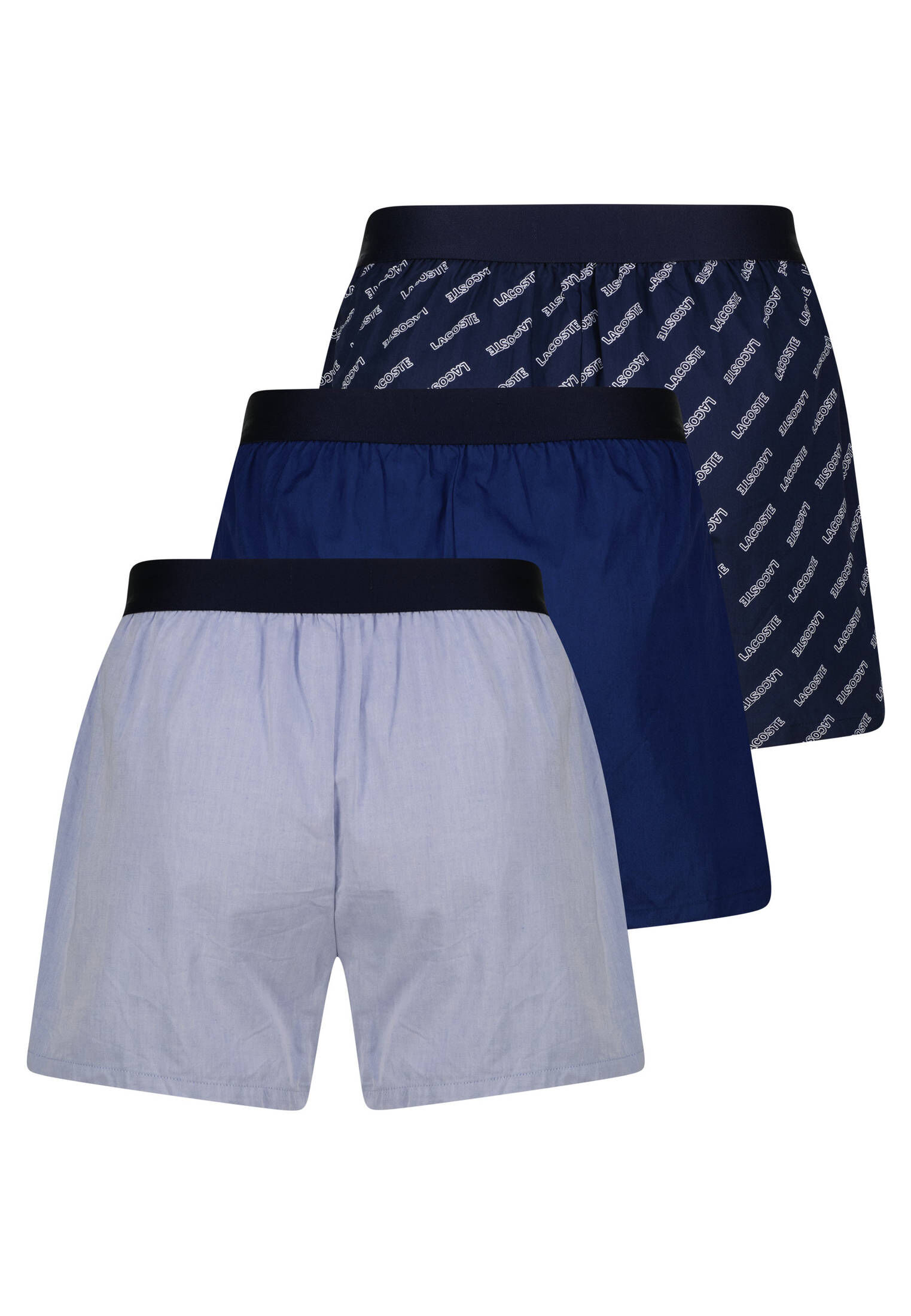 Lacoste Herren Boxershorts 3er-Pack in blau kaufen | engelhorn