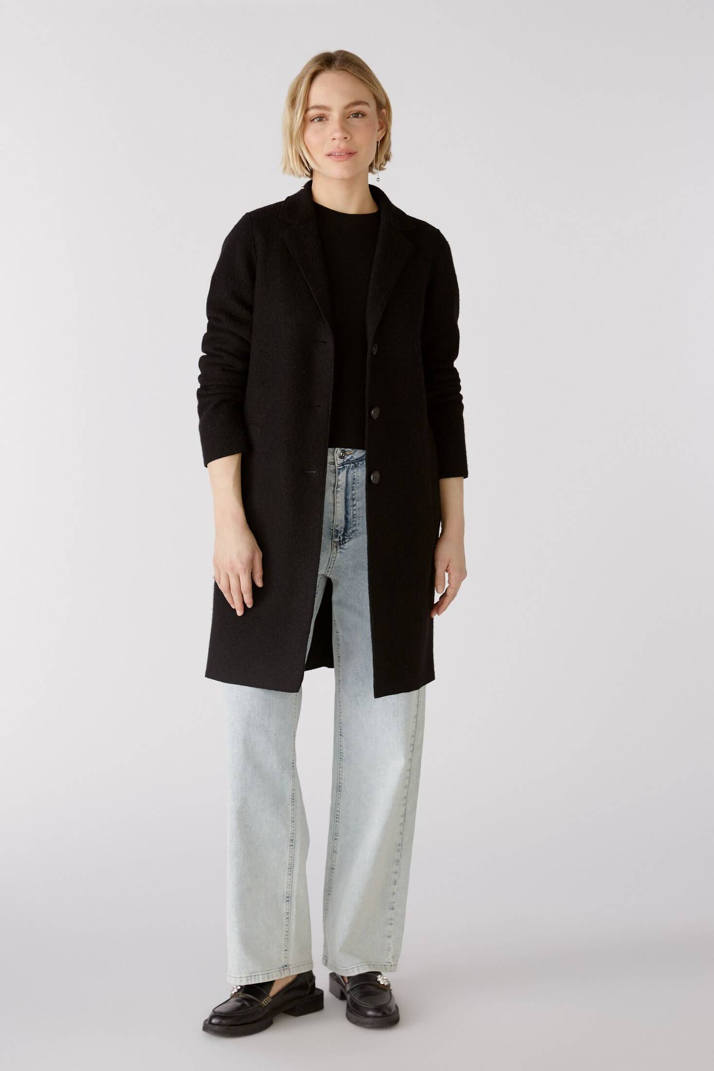 Oui Damen Mantel MAYSON in schwarz kaufen | engelhorn