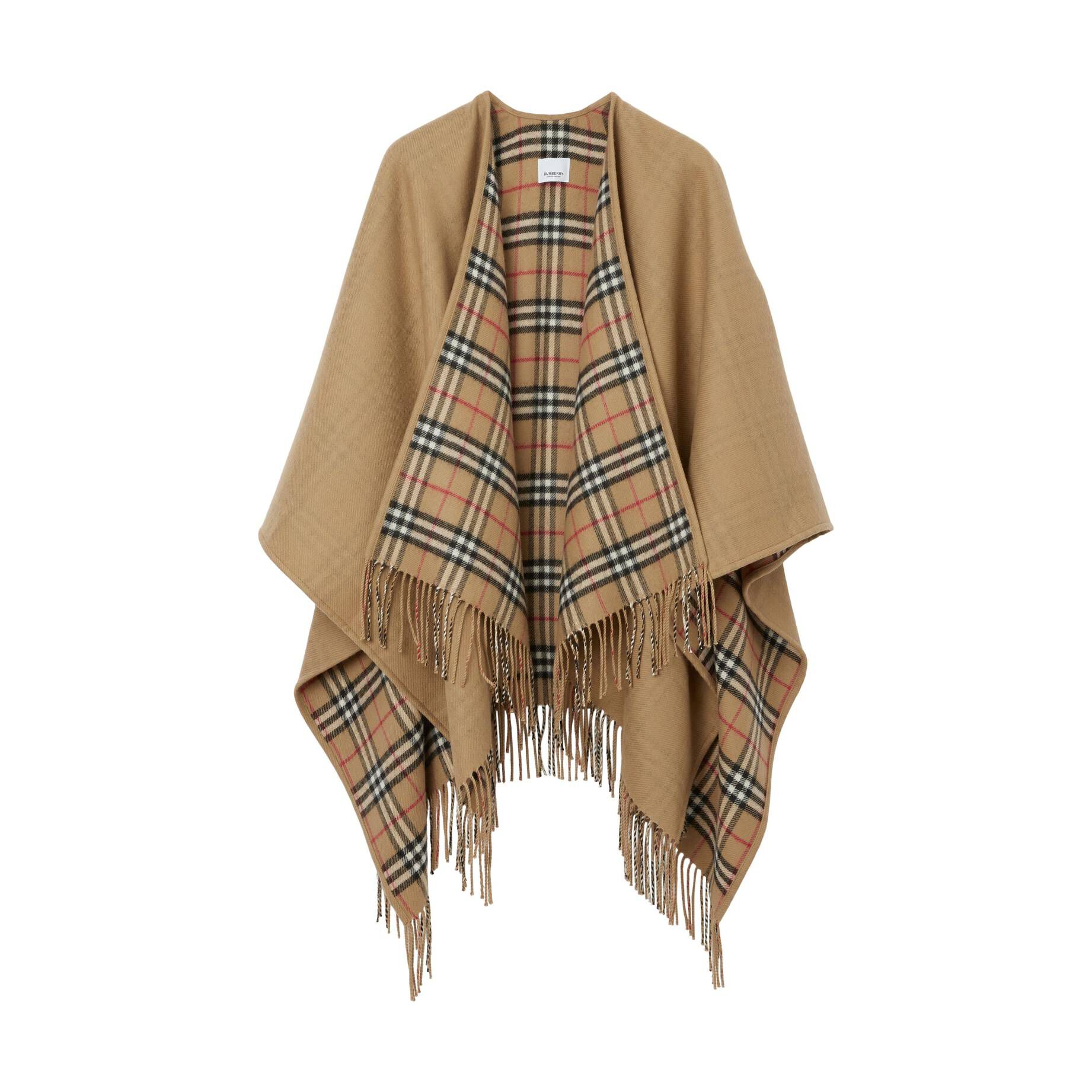 Damen Poncho aus Wolle