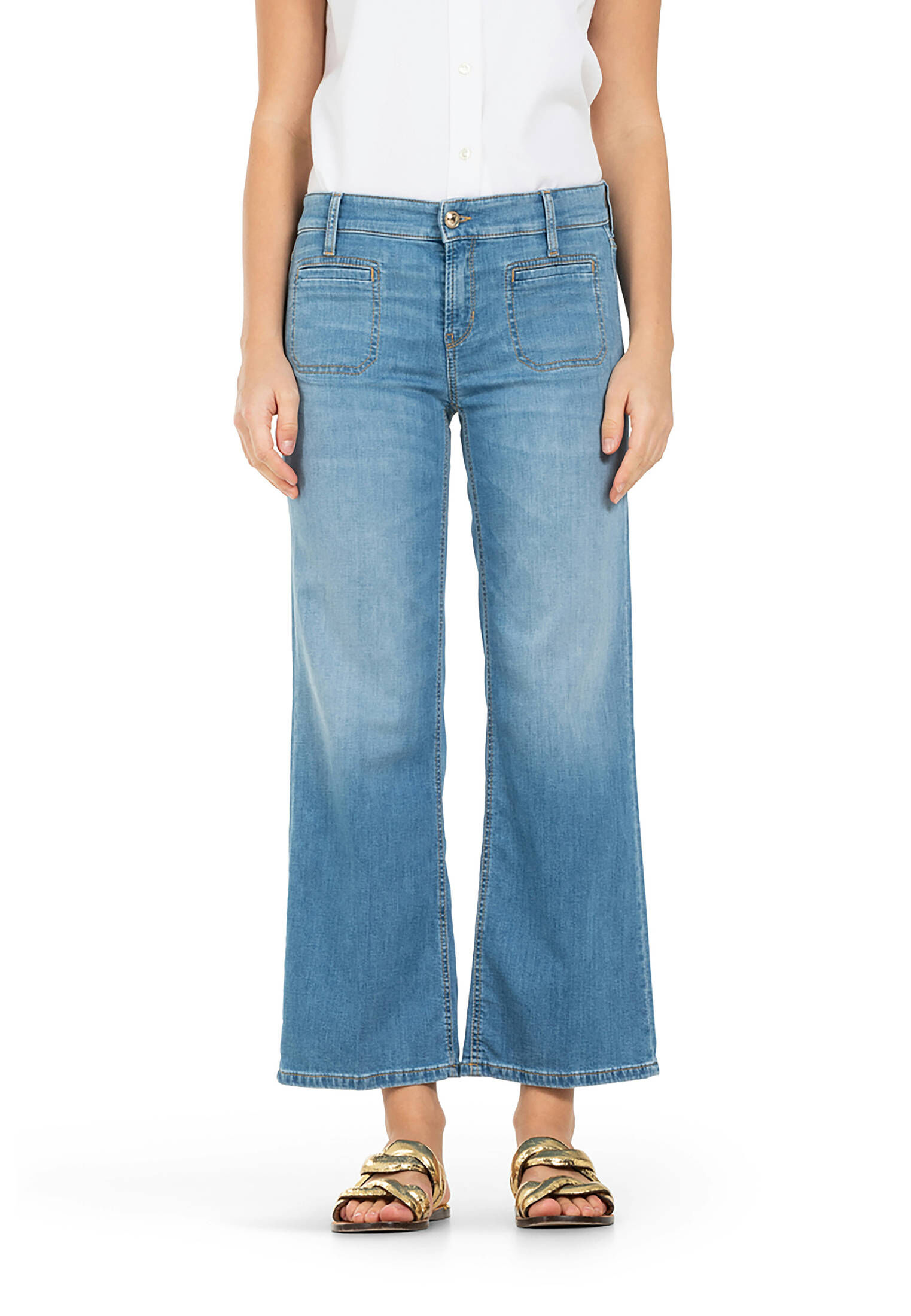 Cambio Damen Jeans TESS CROPPED in blau kaufen | engelhorn