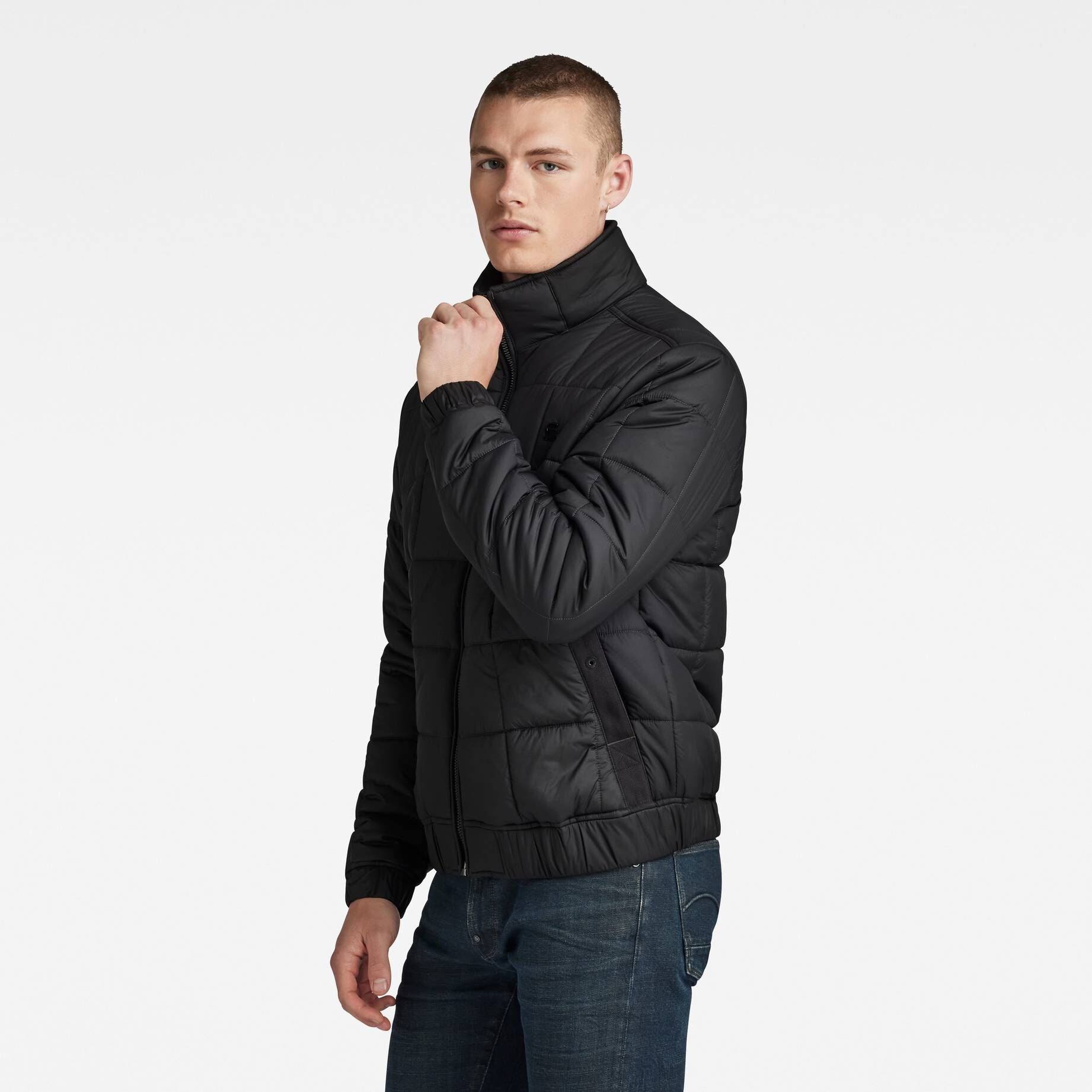 Elegantes Ubergangsjacke Herren Schwarz Bilder