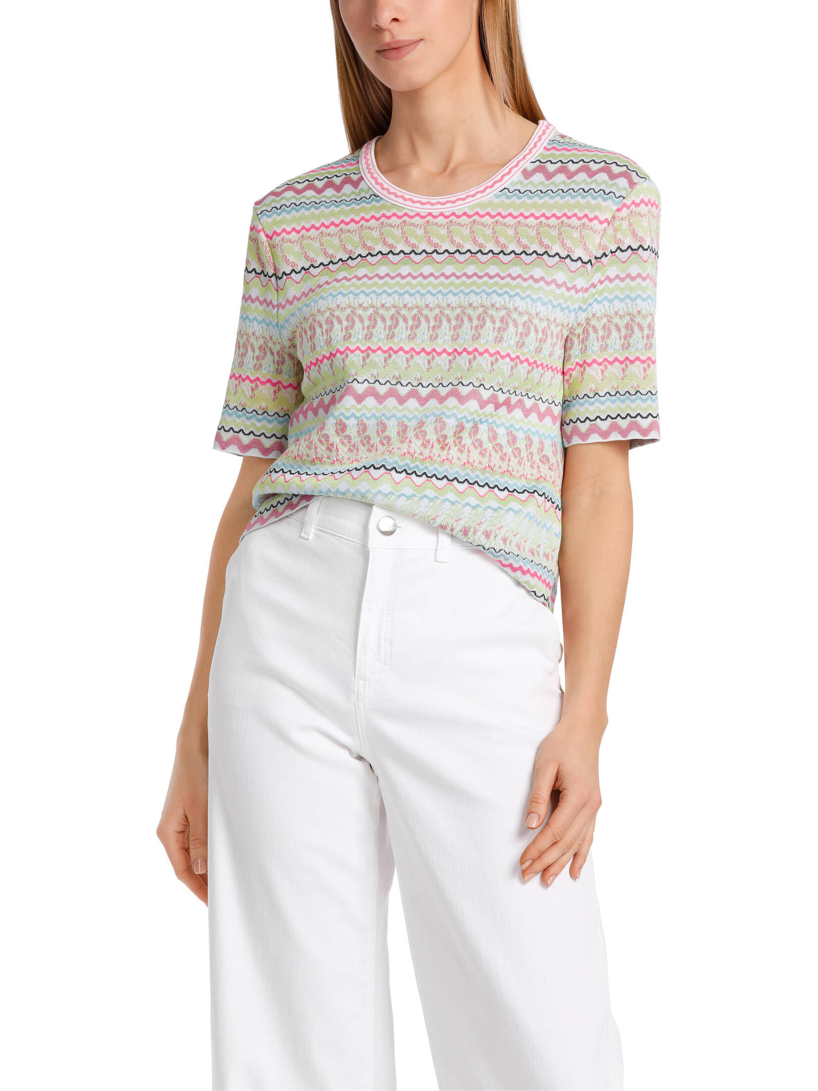 Damen Strickpullover Kurzarm