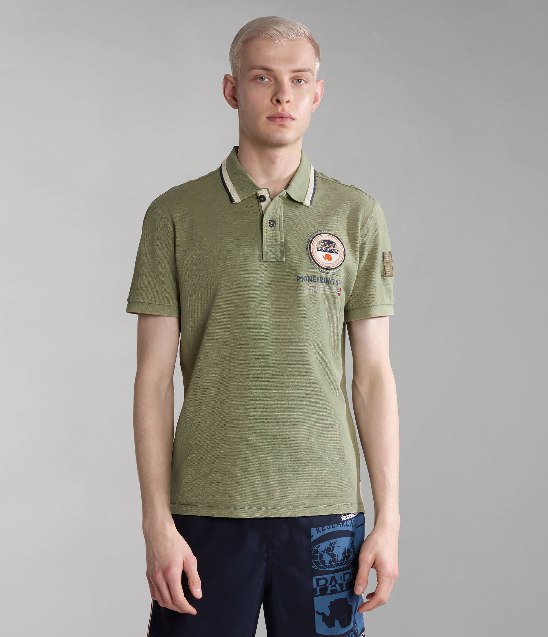 NAPAPIJRI Herren Poloshirt GANDY 4 Regular Fit in grün kaufen | engelhorn