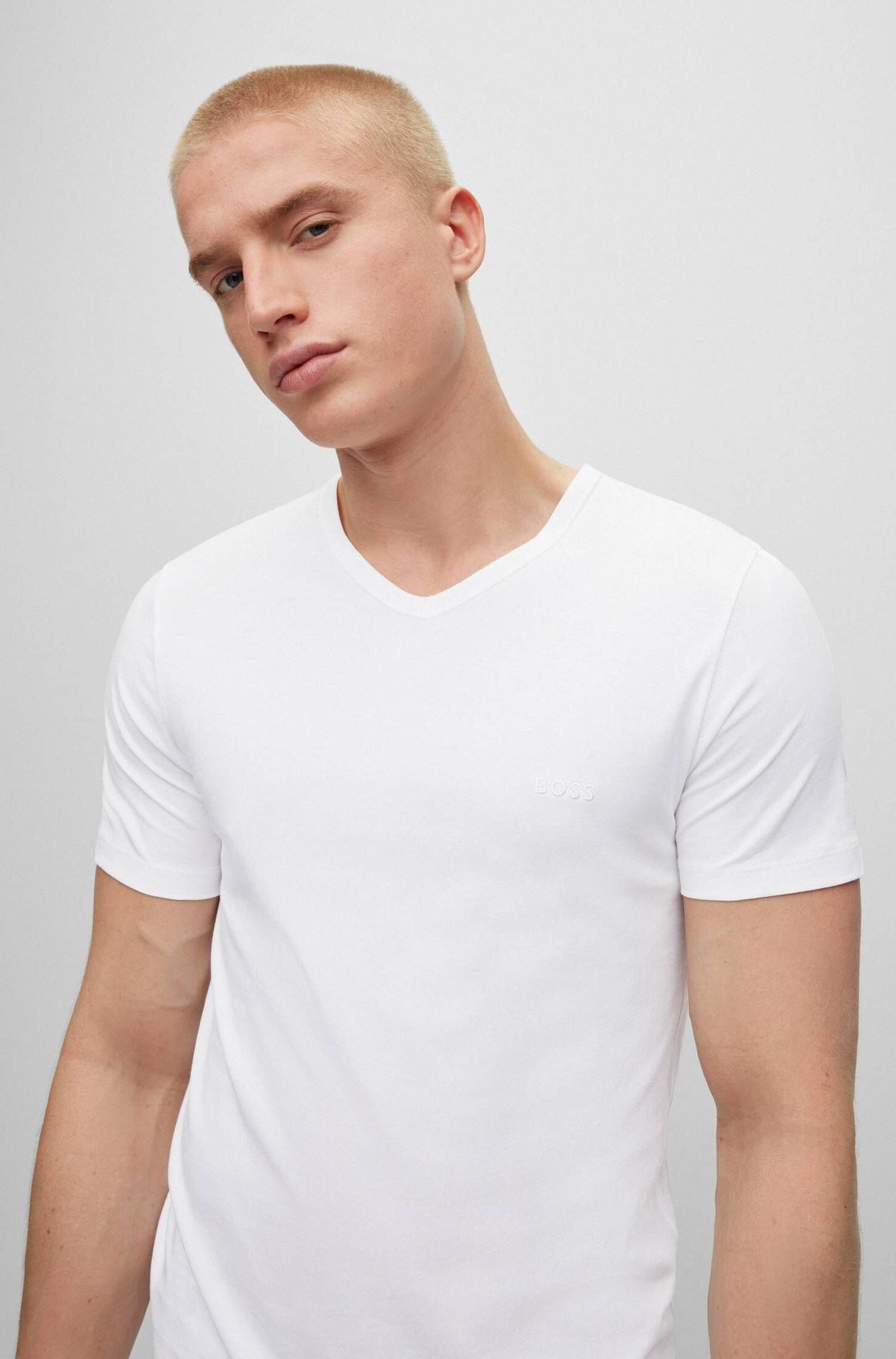 BOSS Herren Unterhemd CLASSIC 3er-Pack in weiß kaufen | engelhorn