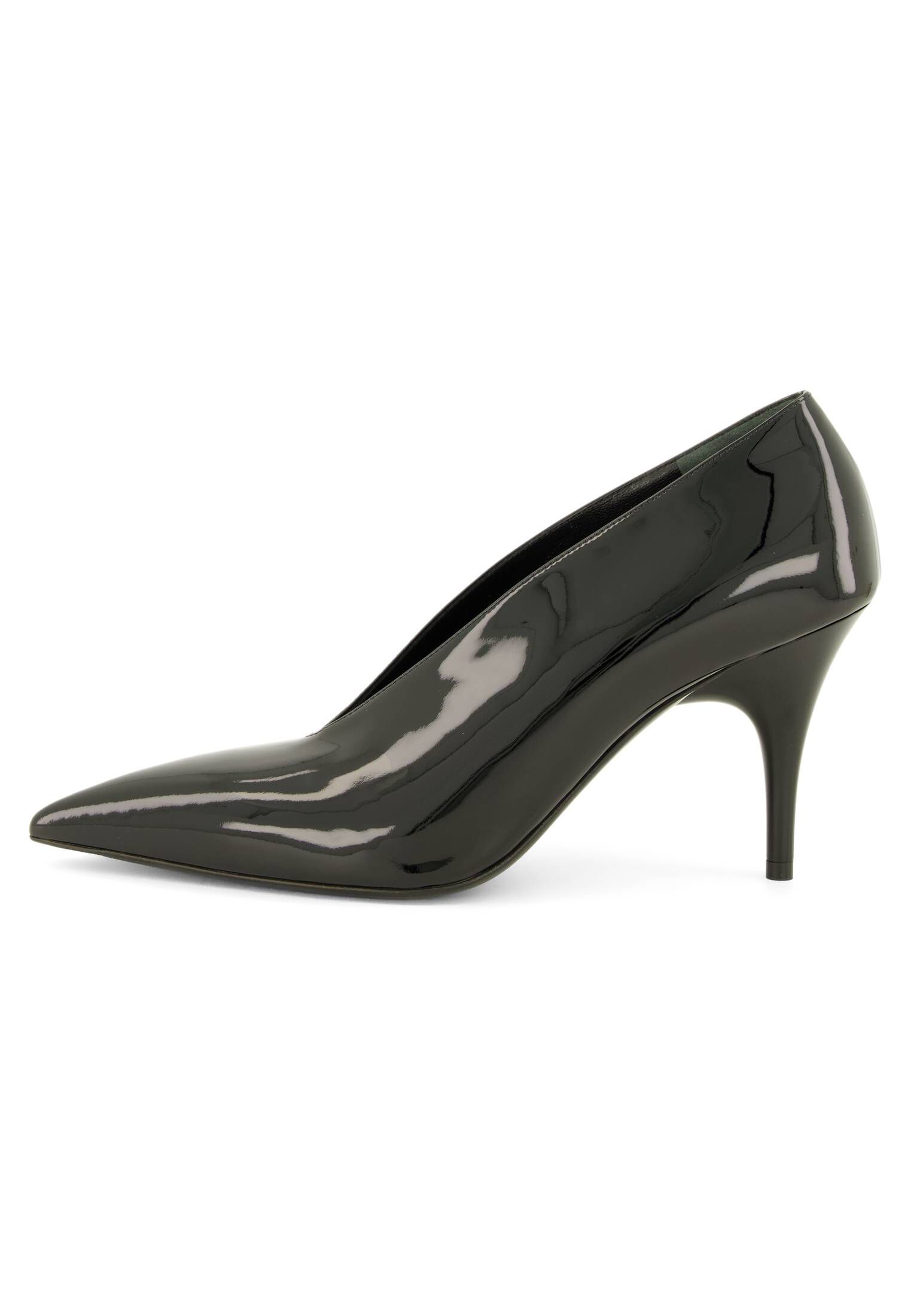Gucci Damen Pumps PUMP PATENT CRYSTAL aus Leder in schwarz kaufen ...