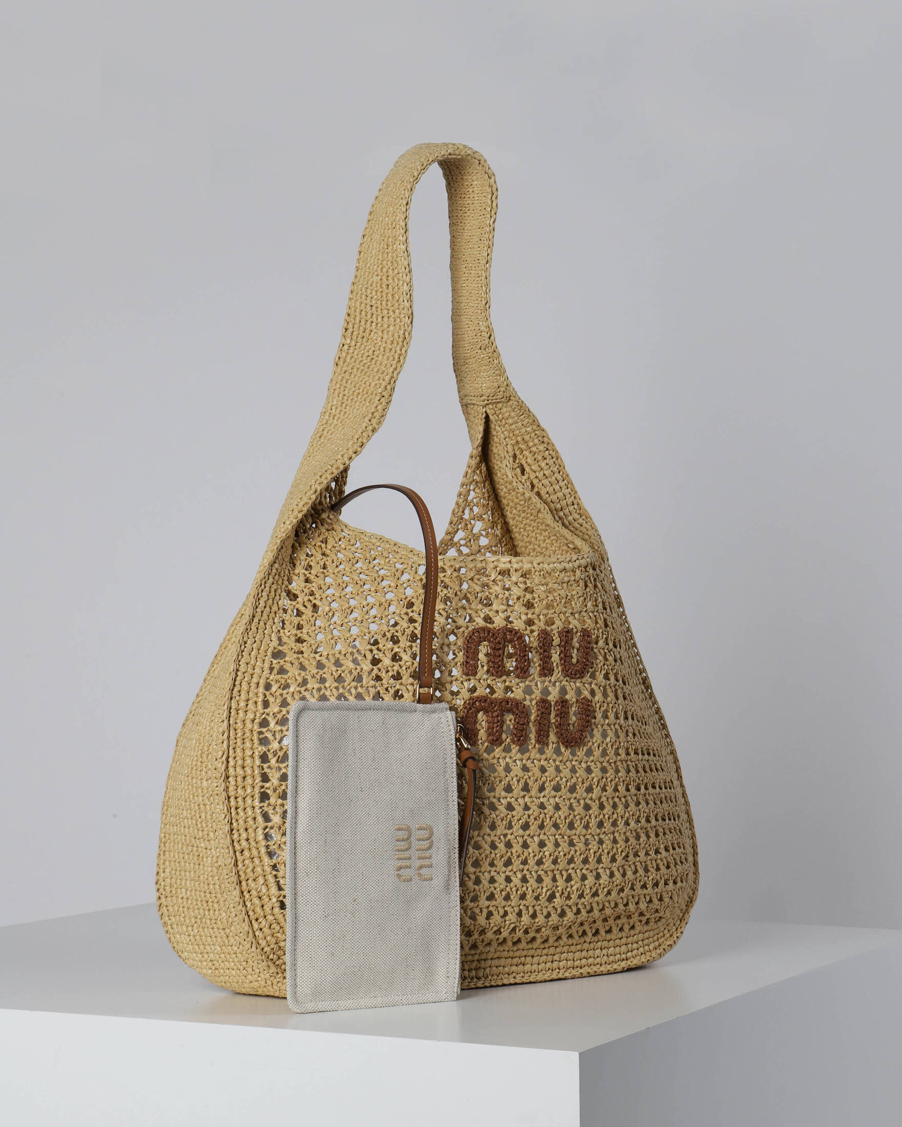 Miu Miu Strandtasche HOBO CROCHET RETE kaufen | engelhorn