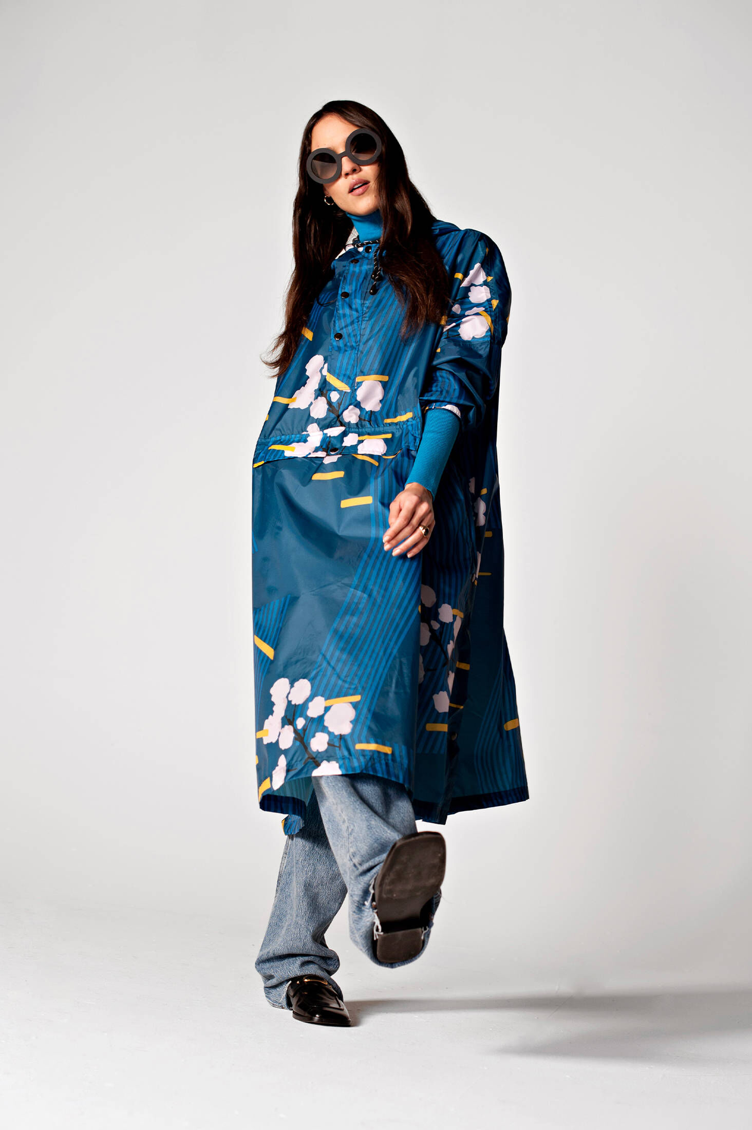 Regenponcho JAPANESE BLOSSOM RAIN PONCHO