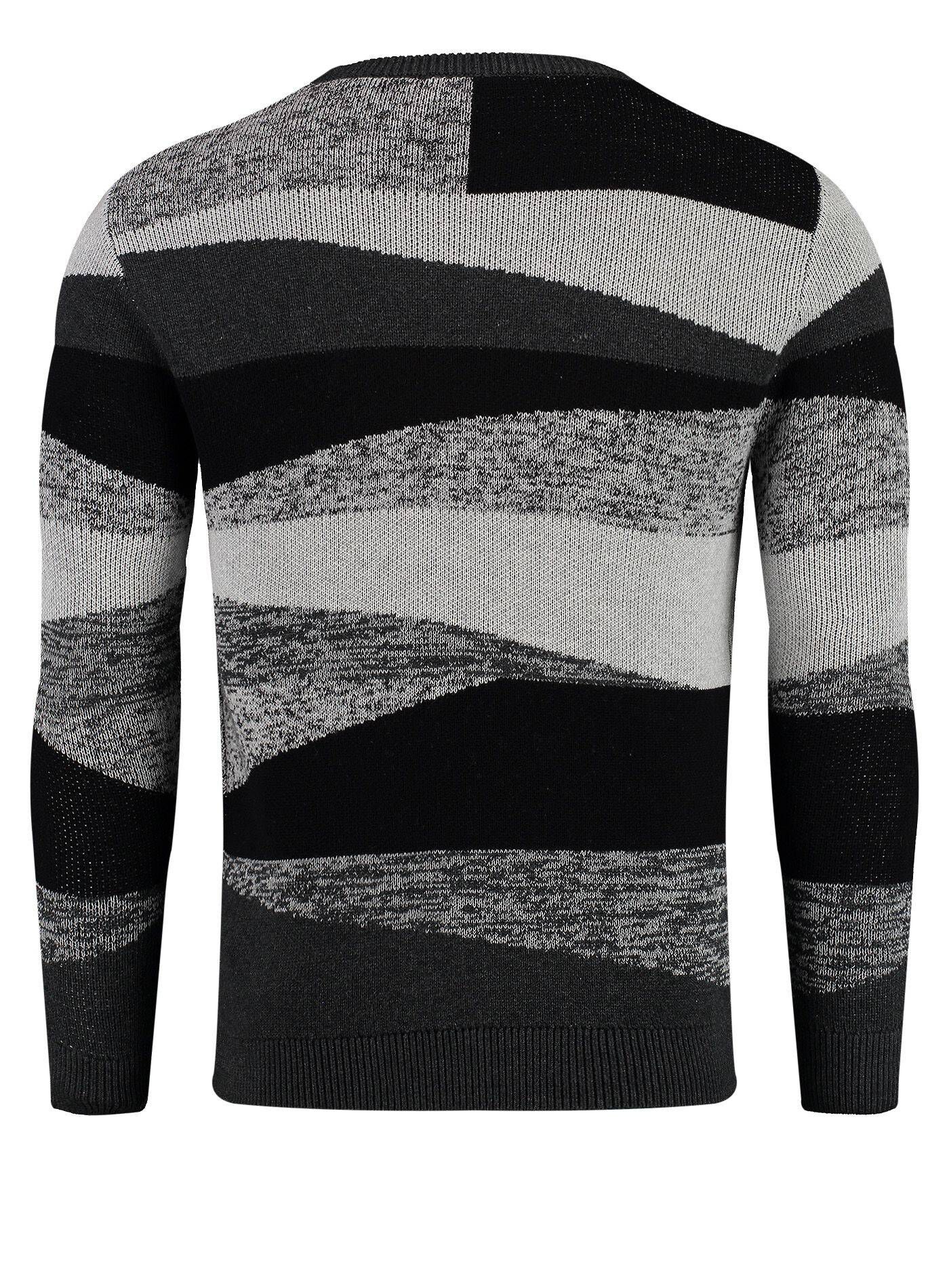 Herren Strickpullover MST SQUARE