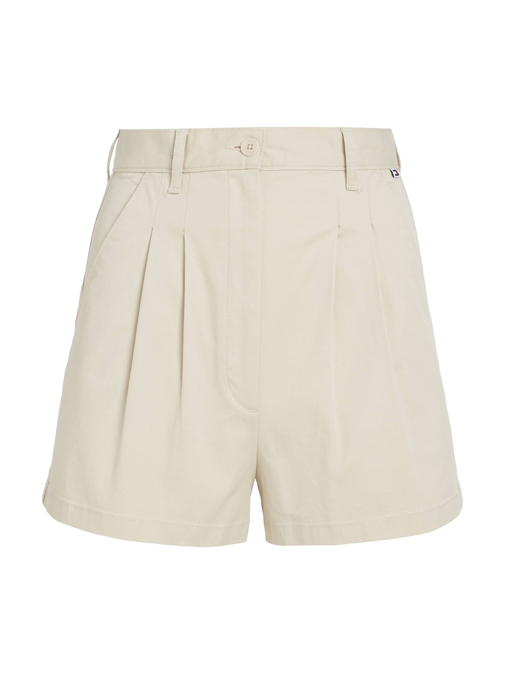 Tommy Jeans Damen Shorts TJW CLAIRE HR PLEATED SHORTS in beige kaufen ...