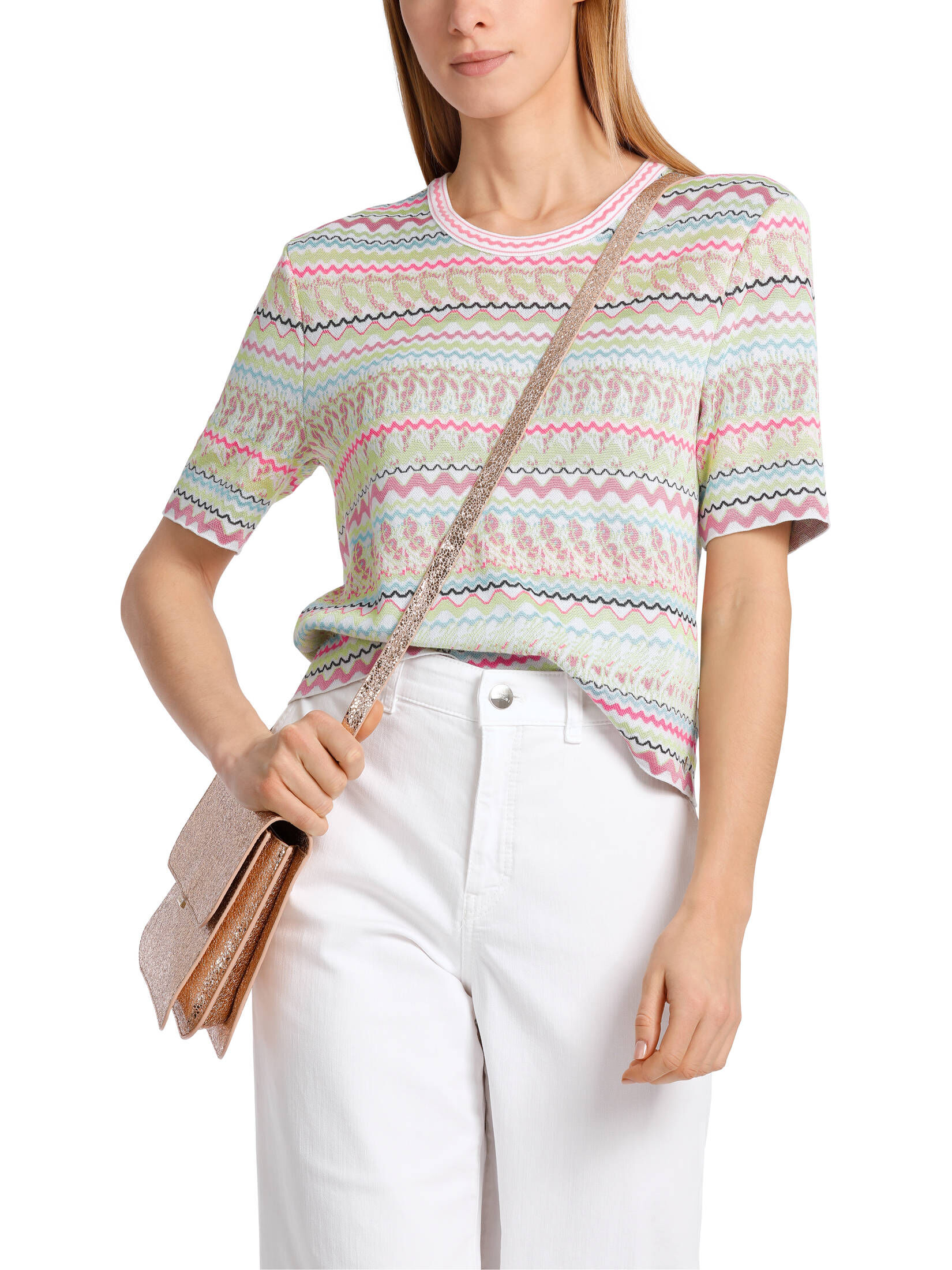 Damen Strickpullover Kurzarm