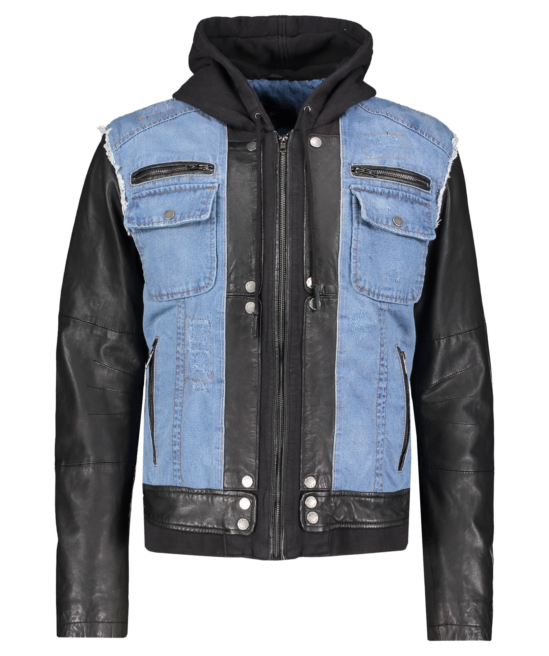 Herren Lederjacke "BEmax" Slim Fit