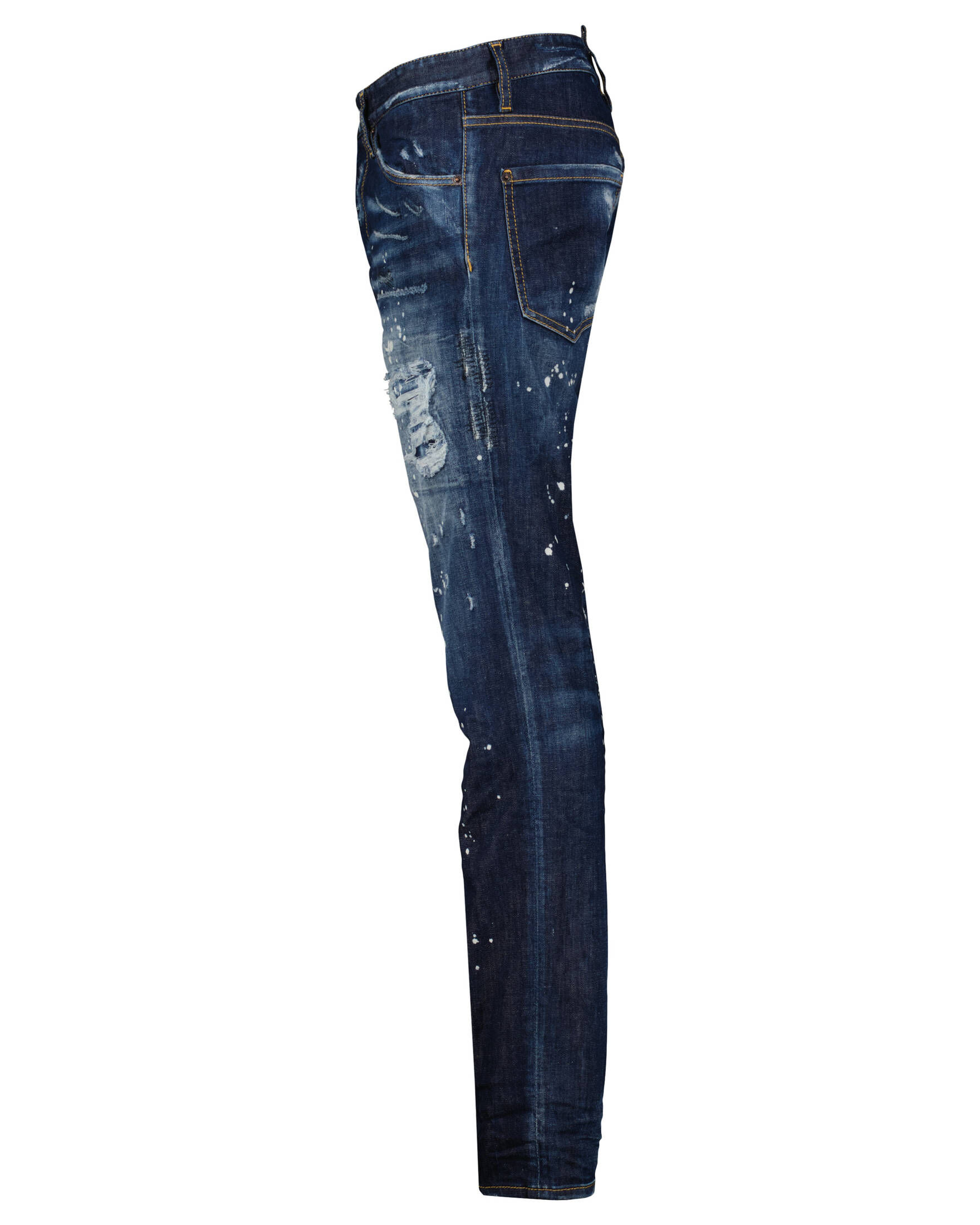 Herren Jeans COOL GUY PAINT SPLATTER DISTRESSED SKINNY FIT