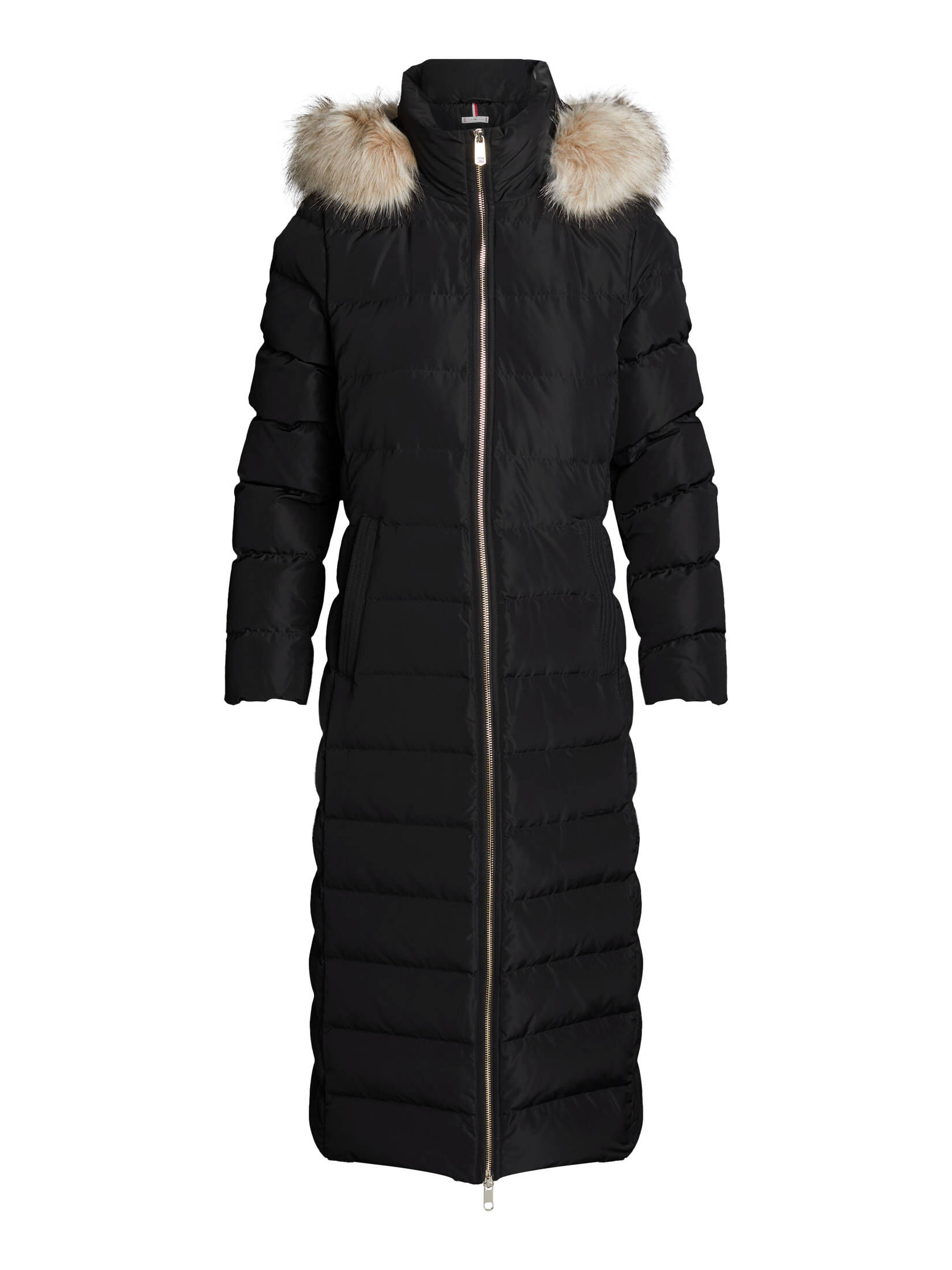 Tommy Hilfiger Damen Daunenmantel HERITAGE DOWN TYRA MAXI WITH FUR