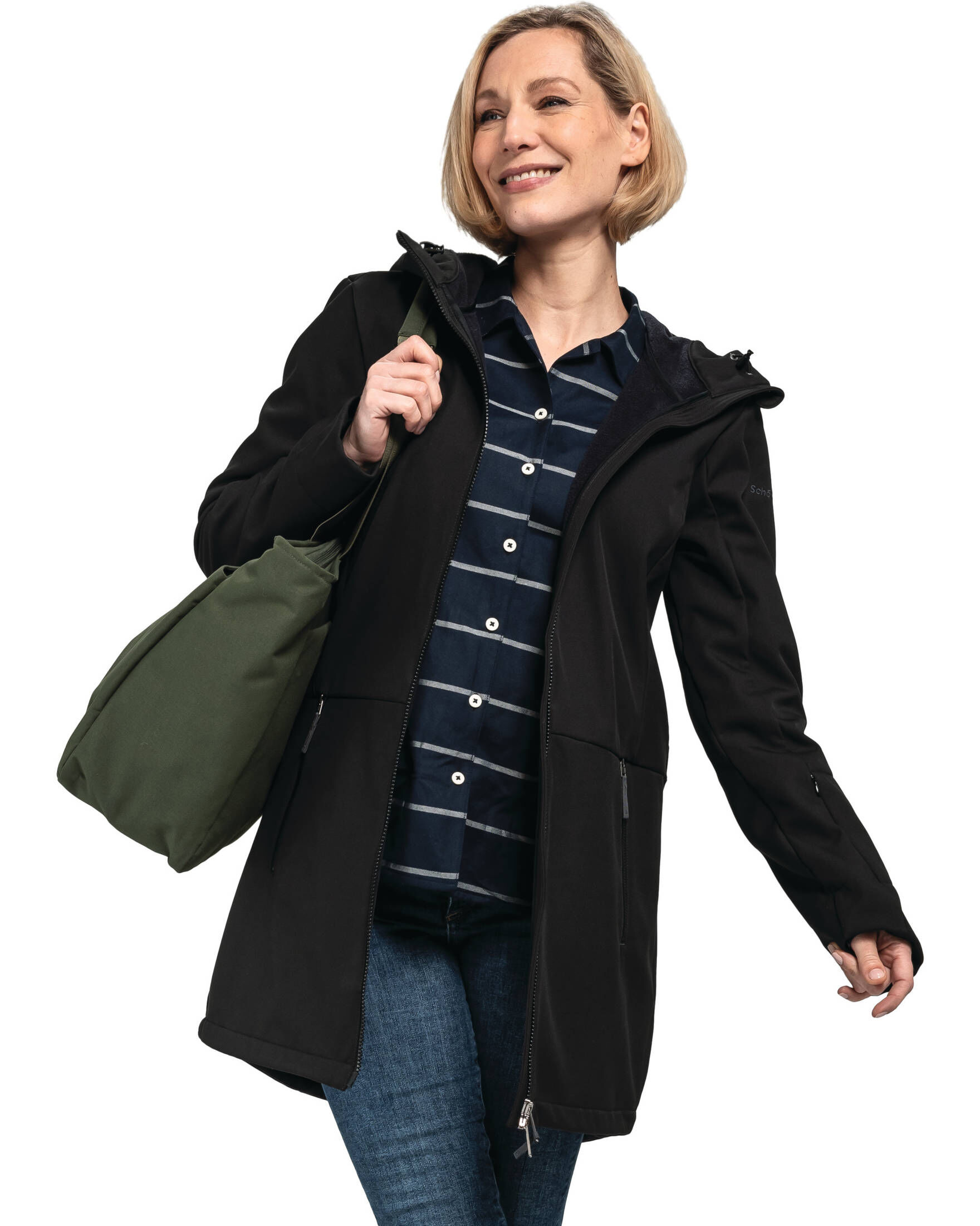 Damen Mantel Softshell Essex L