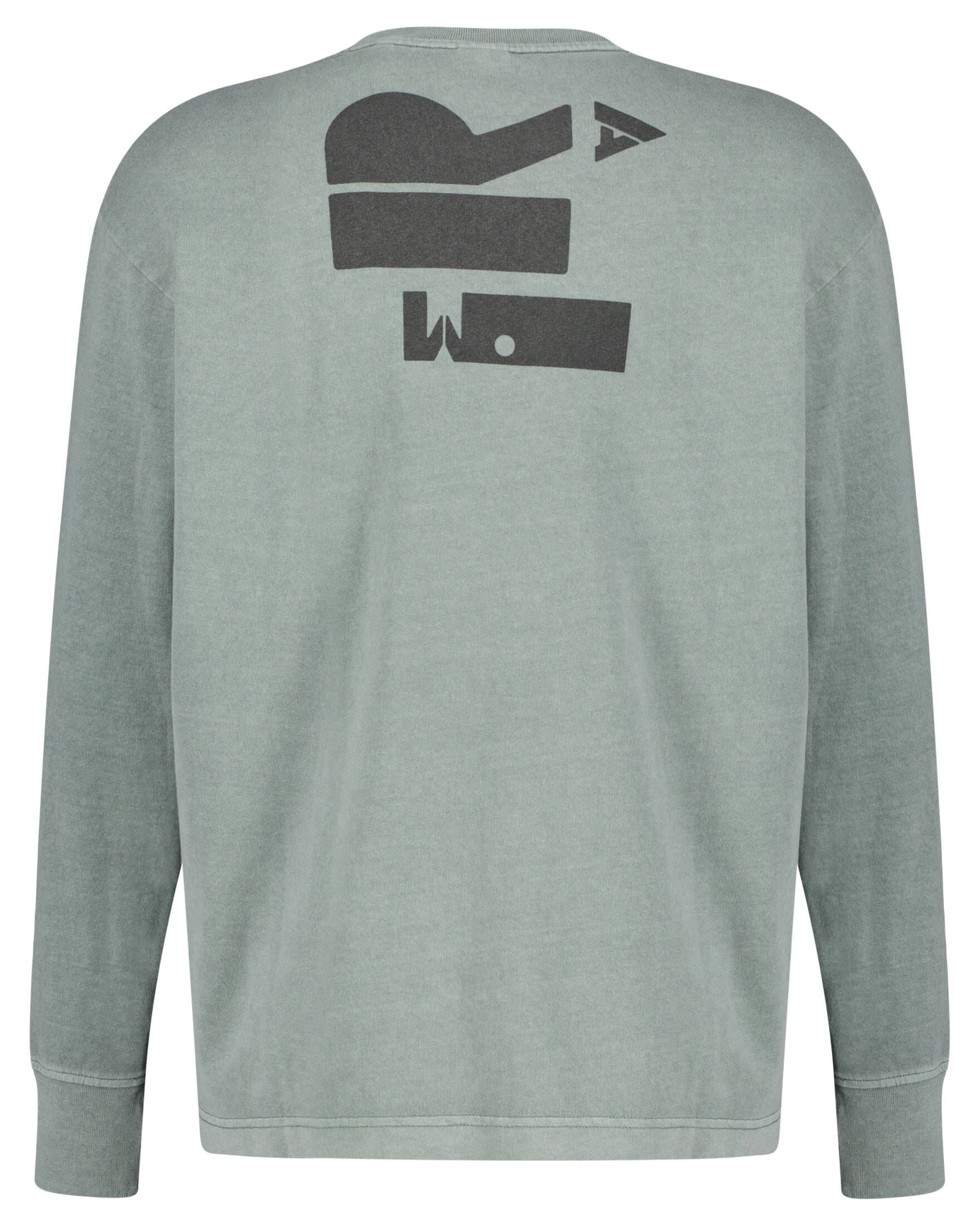 Herren Langarmshirt BACK TYPOGRAPHY BOXY