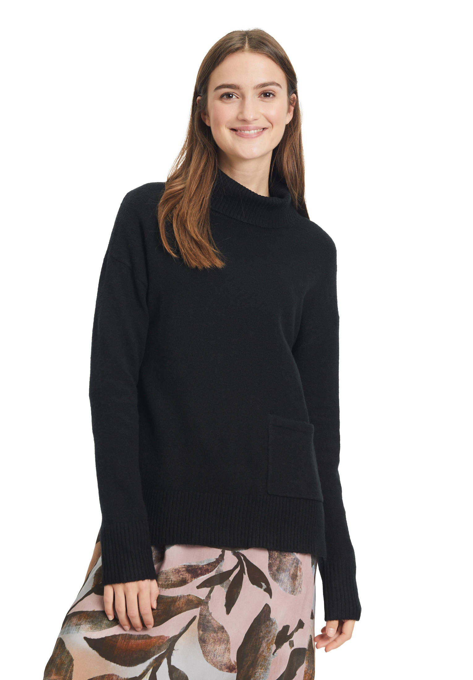 Damen Strickpullover mit Taschen