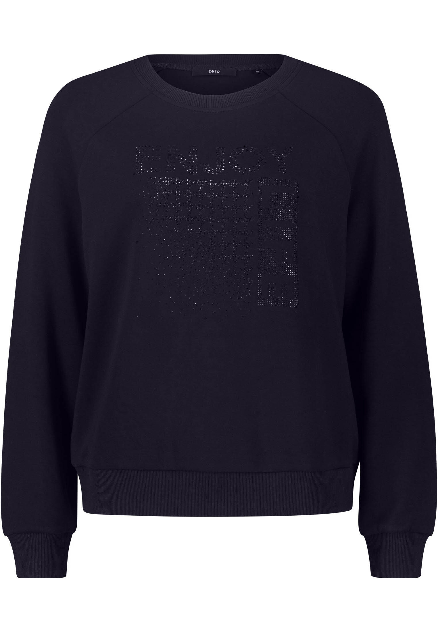 zero Damen Sweatshirt mit Glitzerprint kaufen | engelhorn