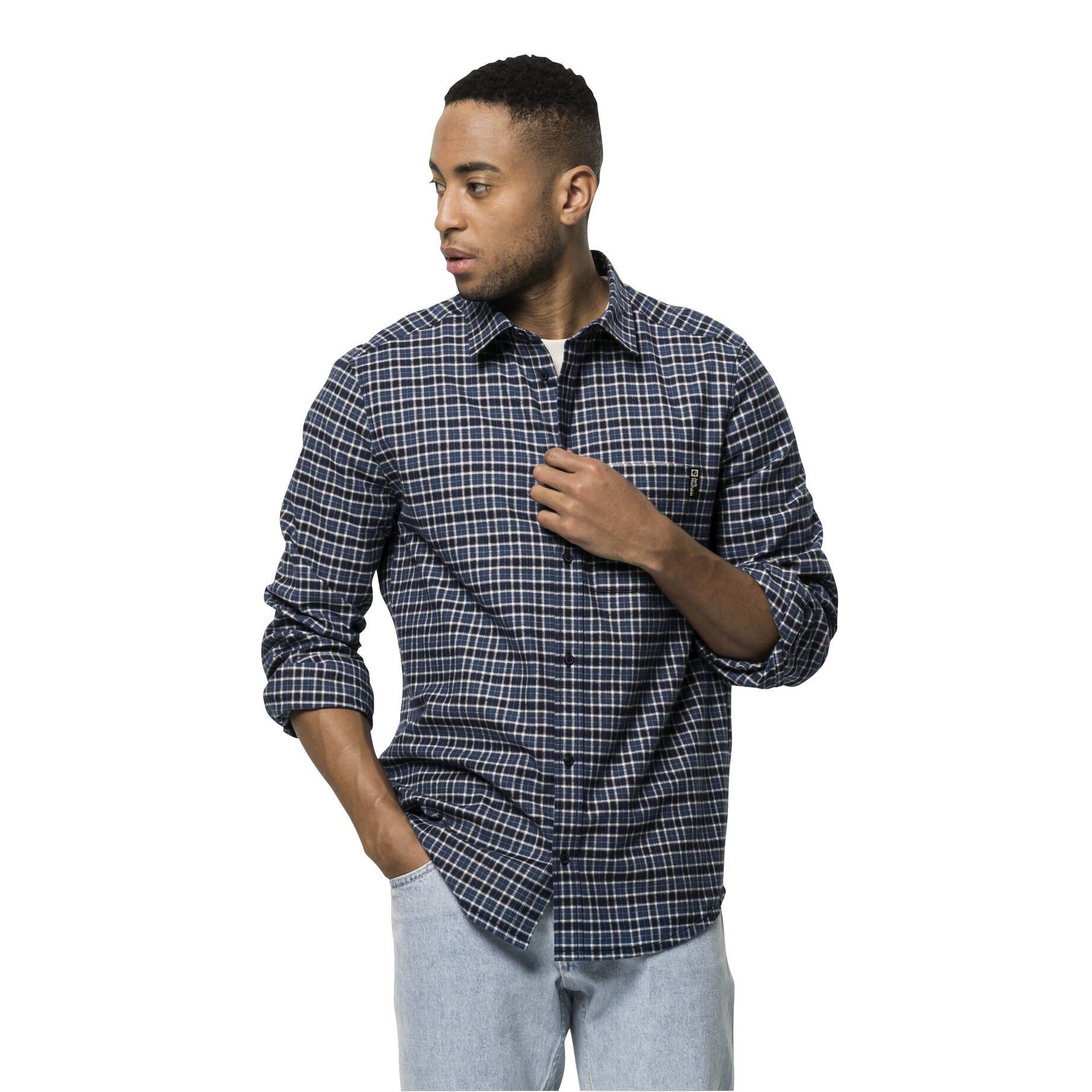 Herren Hemd Regular Fit Langarm