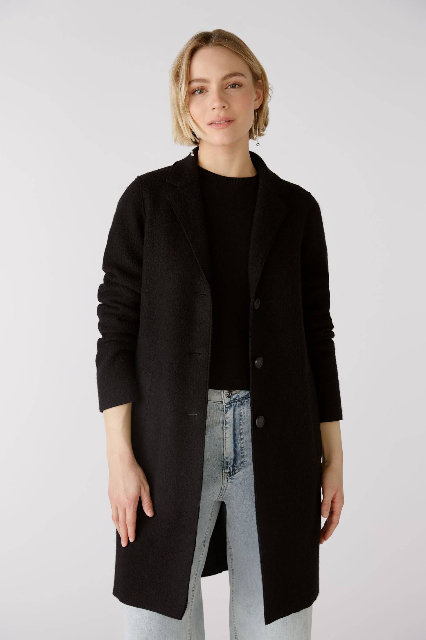 Oui Damen Mantel MAYSON in schwarz kaufen | engelhorn