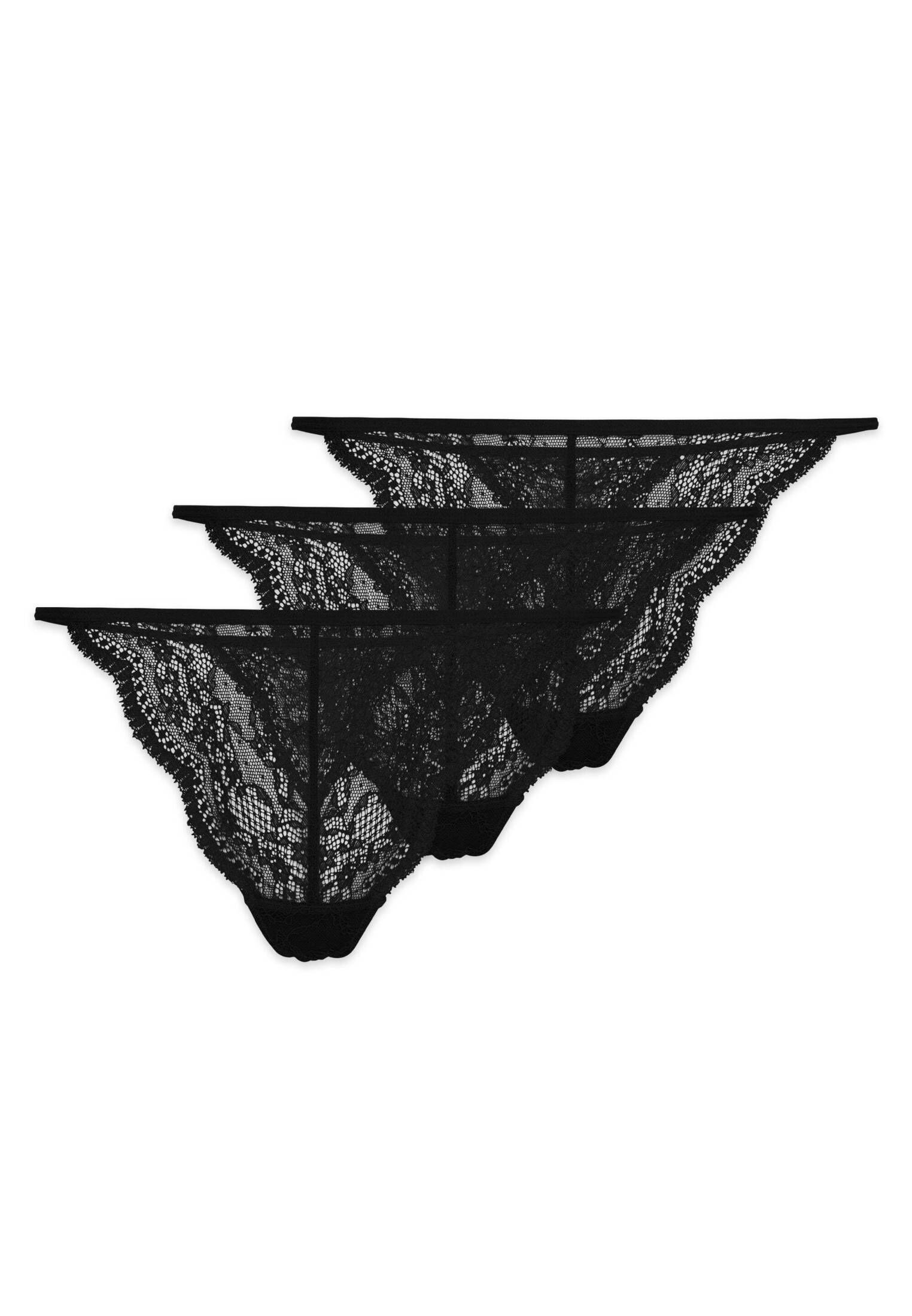 SNOCKS Damen G-String aus Spitze in schwarz kaufen | engelhorn