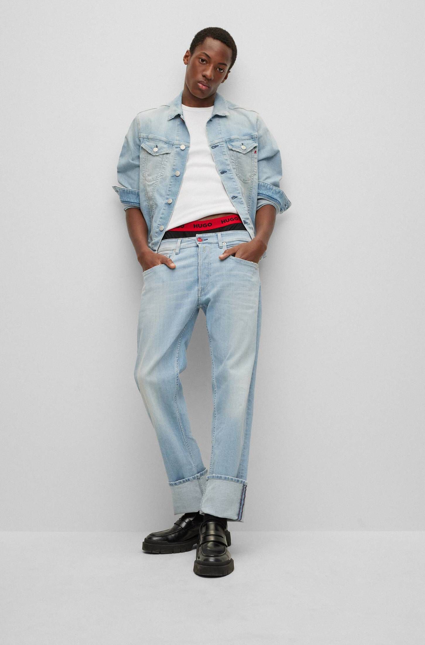 Herren Jeansjacke GROVERJ_HM842 HUGO x REPLAY