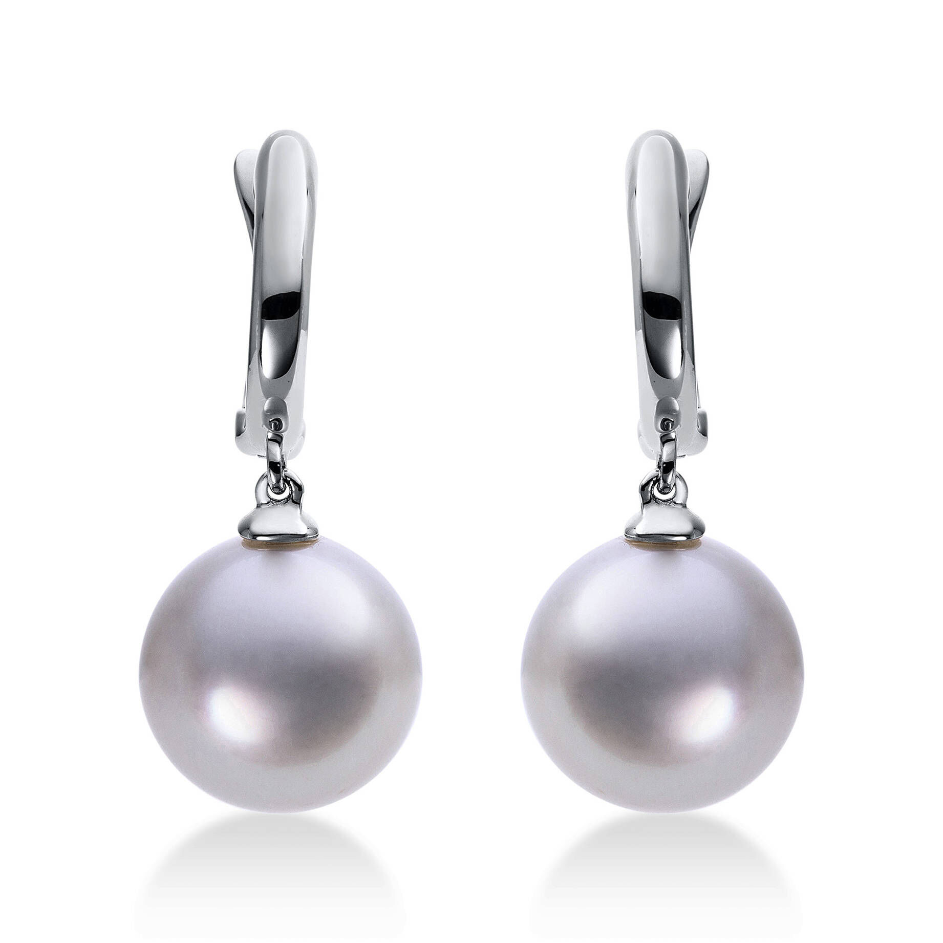 Diamond Group Damen Perlenohrringe in Grau kaufen | engelhorn