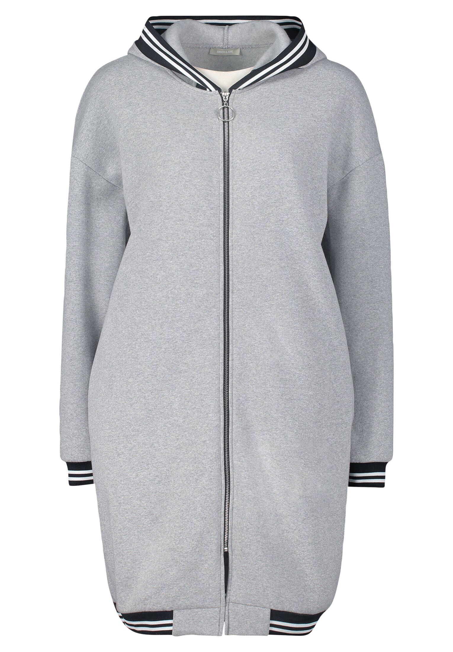 Damen Sweatmantel mit Kapuze Relaxed Fit