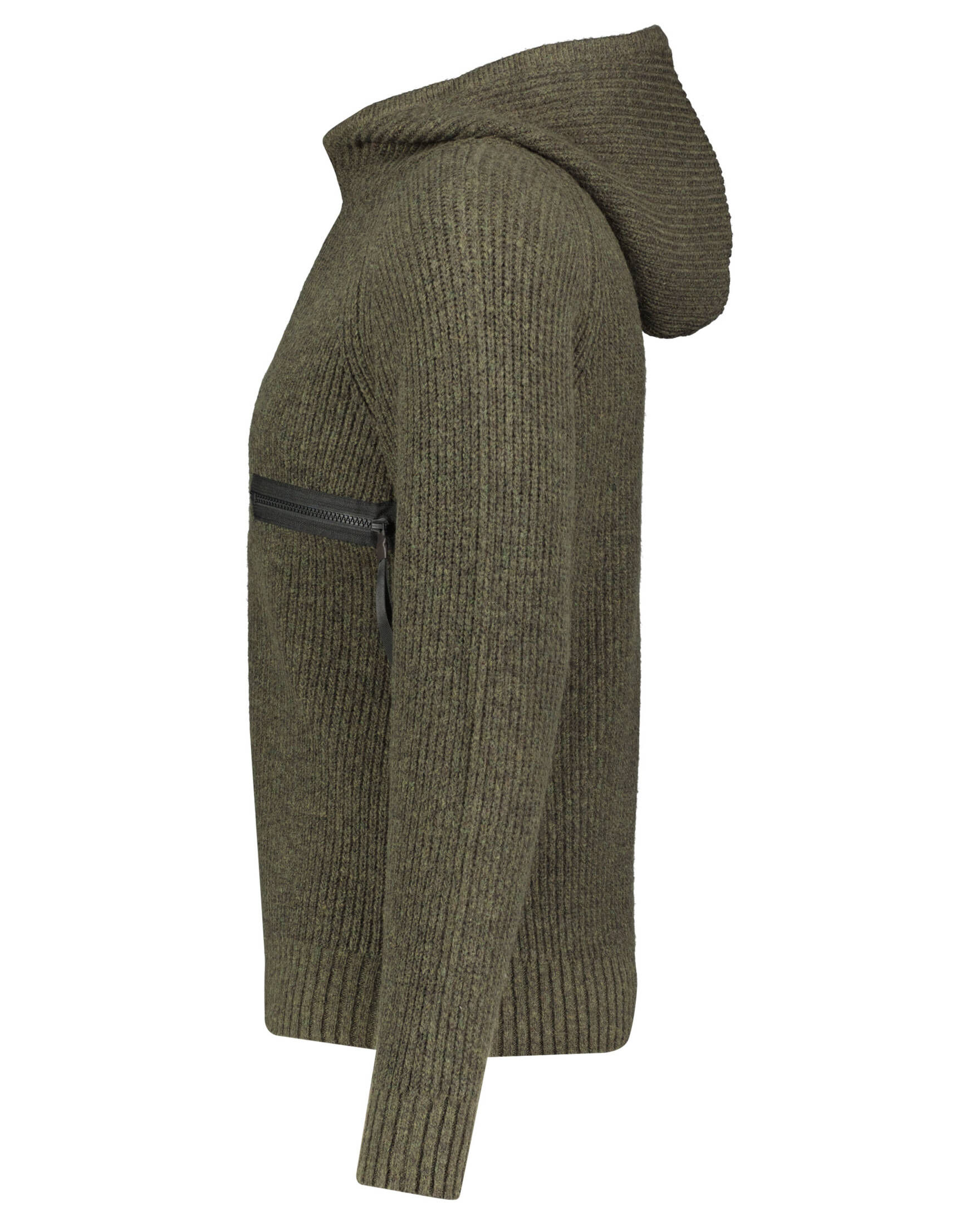 Herren Strickpullover mit Kapuze