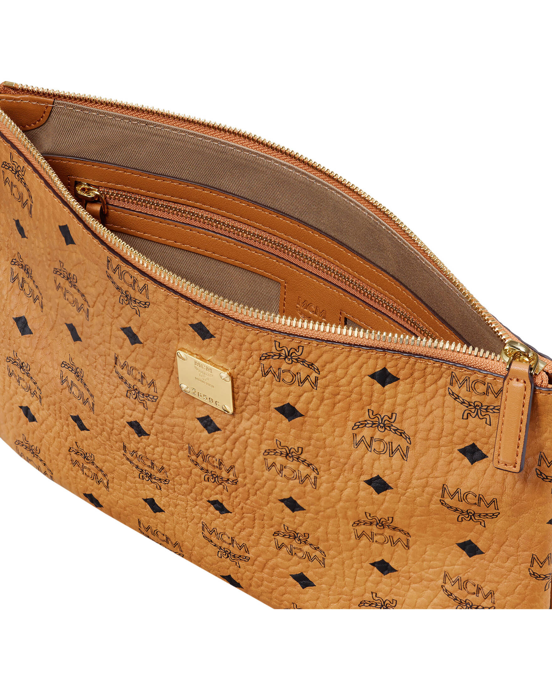 MCM Tasche VERITAS POUCH MEDIUM in beige kaufen | engelhorn