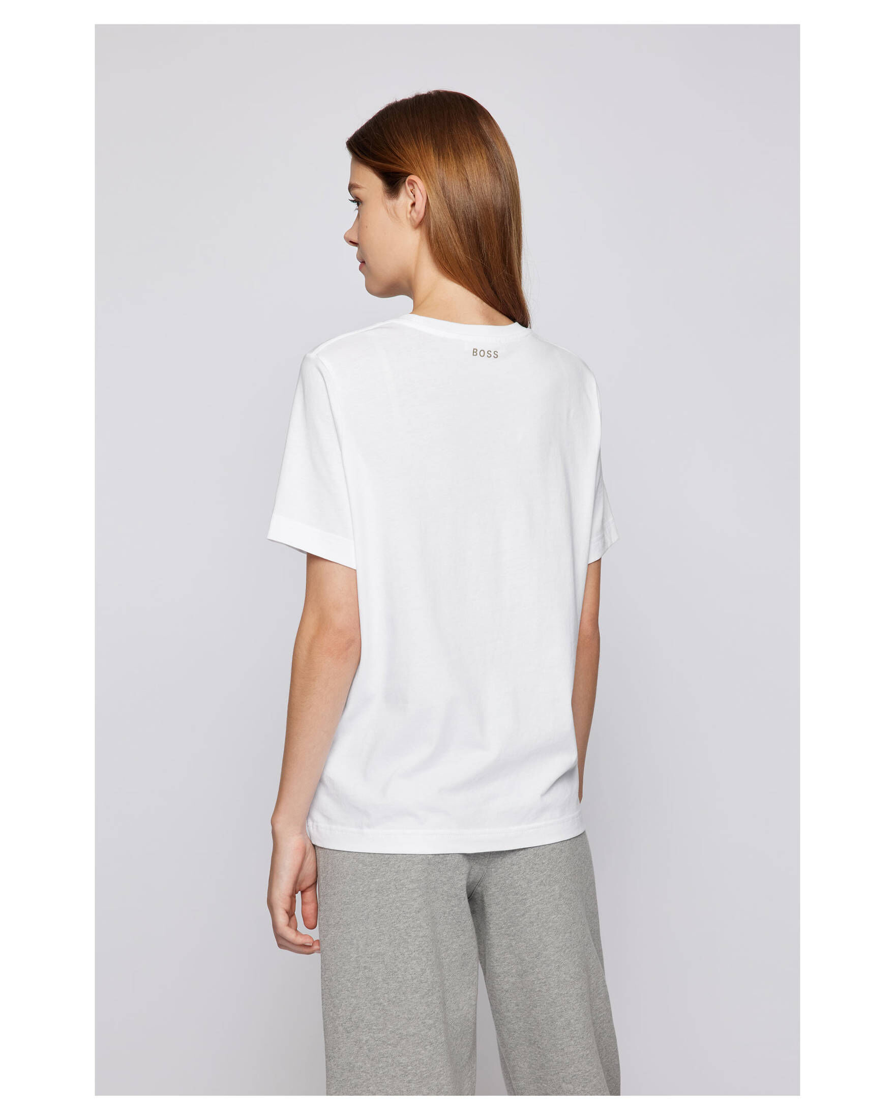 BOSS Damen T-Shirt ECOSA in weiß kaufen | engelhorn