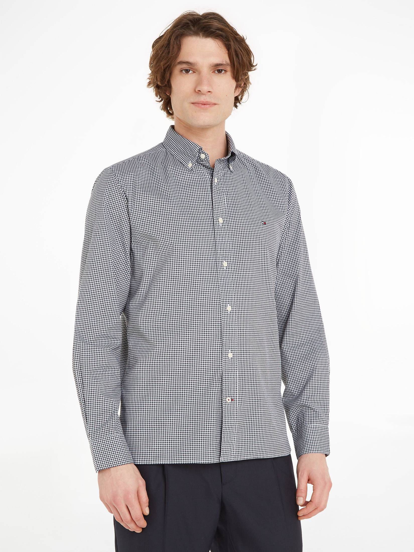 Herren Hemd NAT.SOFT FLEX GINGHAM RF SHIRT