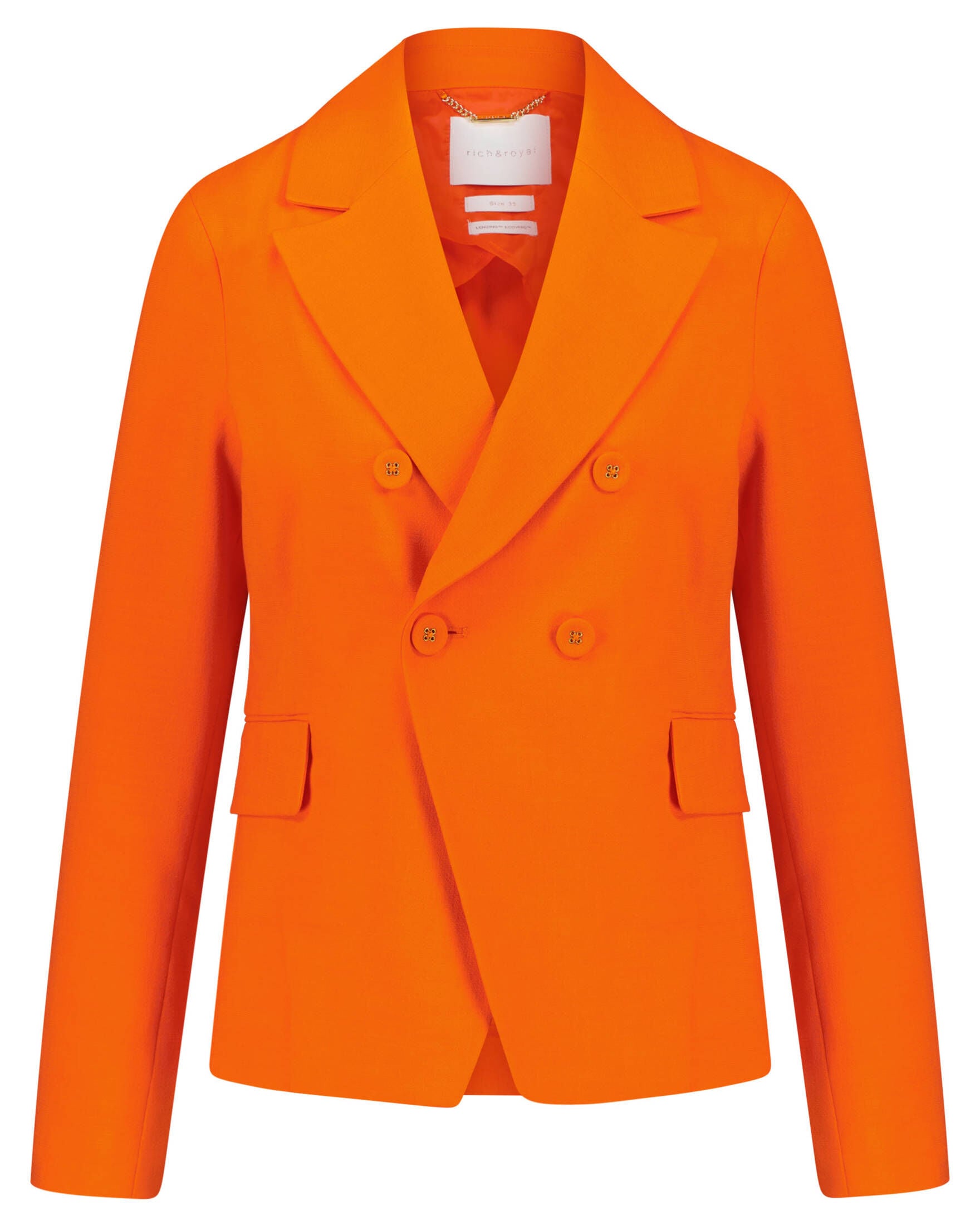Wunderbar Blazer Orange Damen Fotos