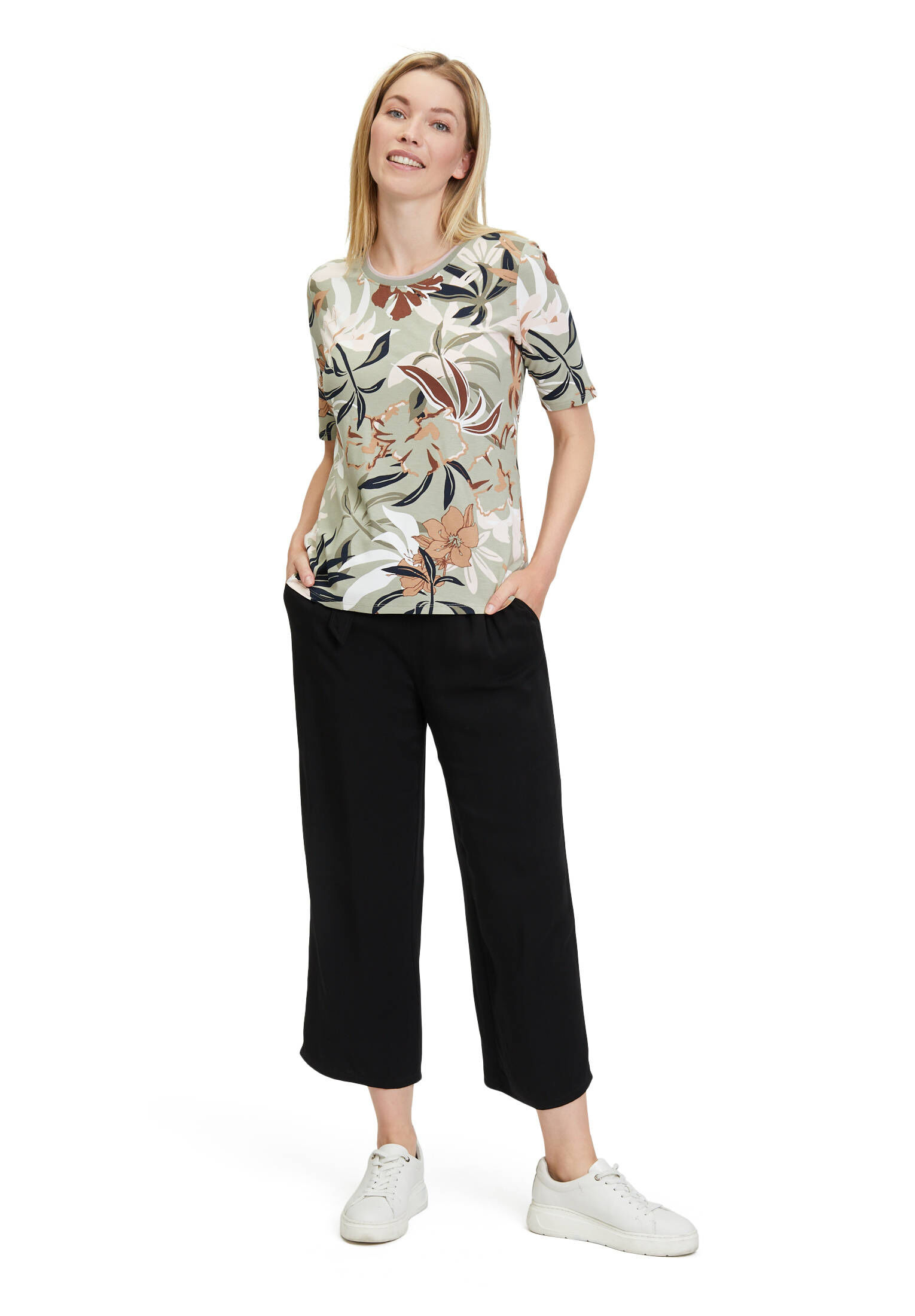 Damen Basic Shirt mit Print