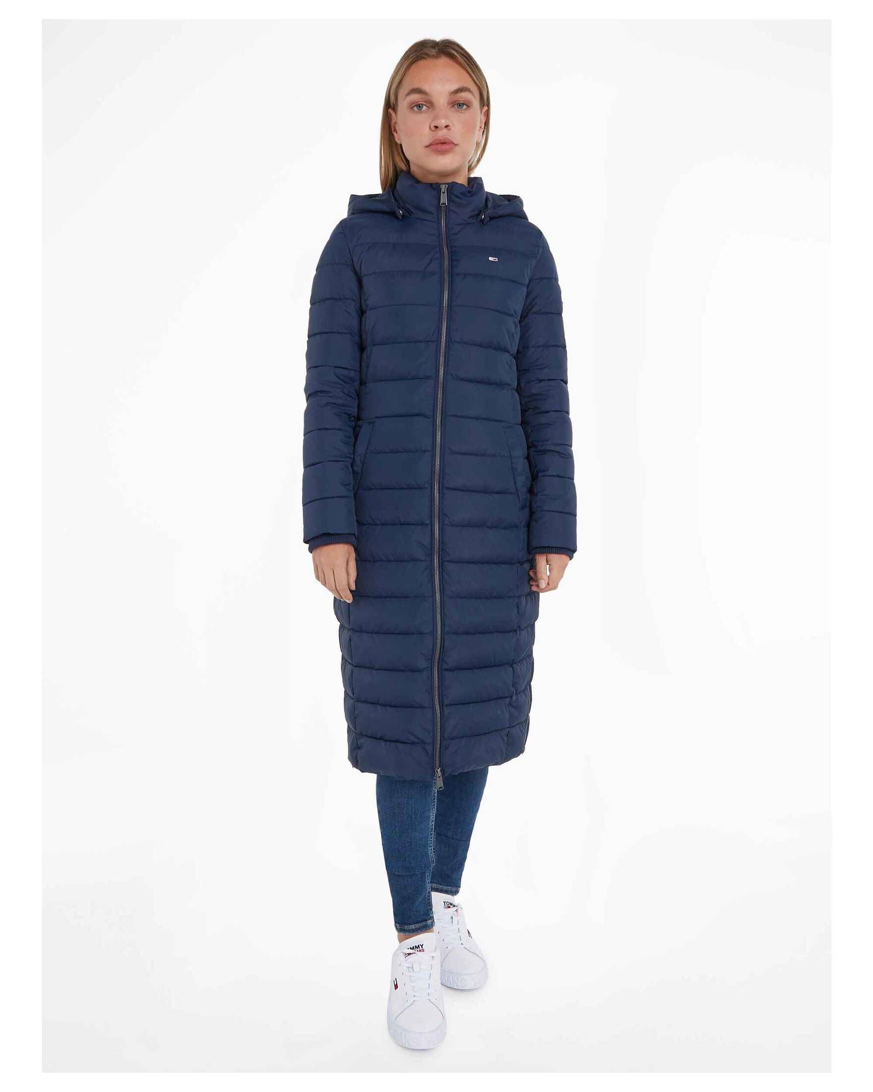 Damen Steppmantel BASIC HOODED COAT
