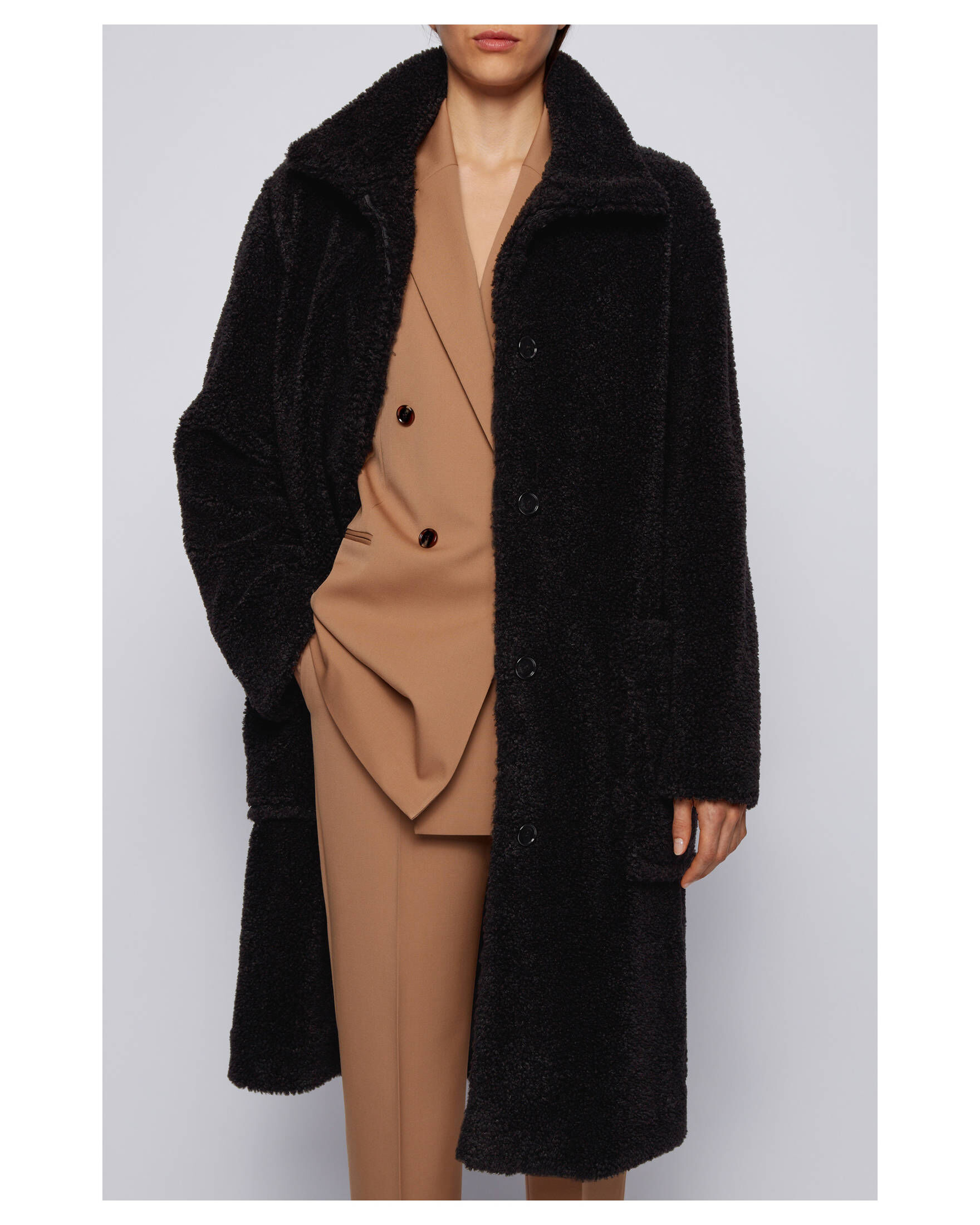 Damen Teddymantel C_CETEDY