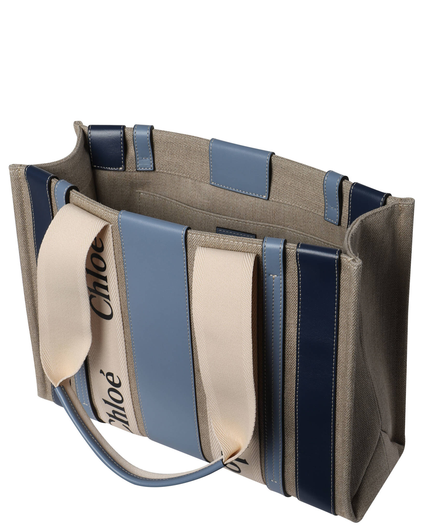 Chloé Damen Shopper WOODY TOTE in blau kaufen | engelhorn