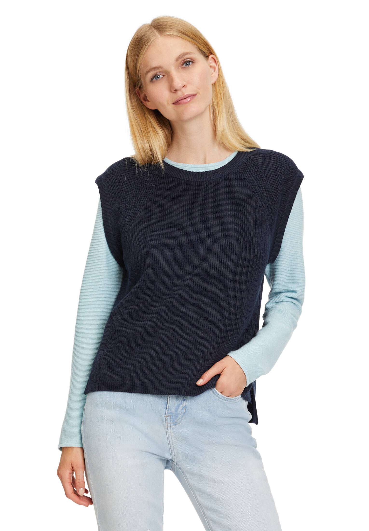 Damen Strickpullunder