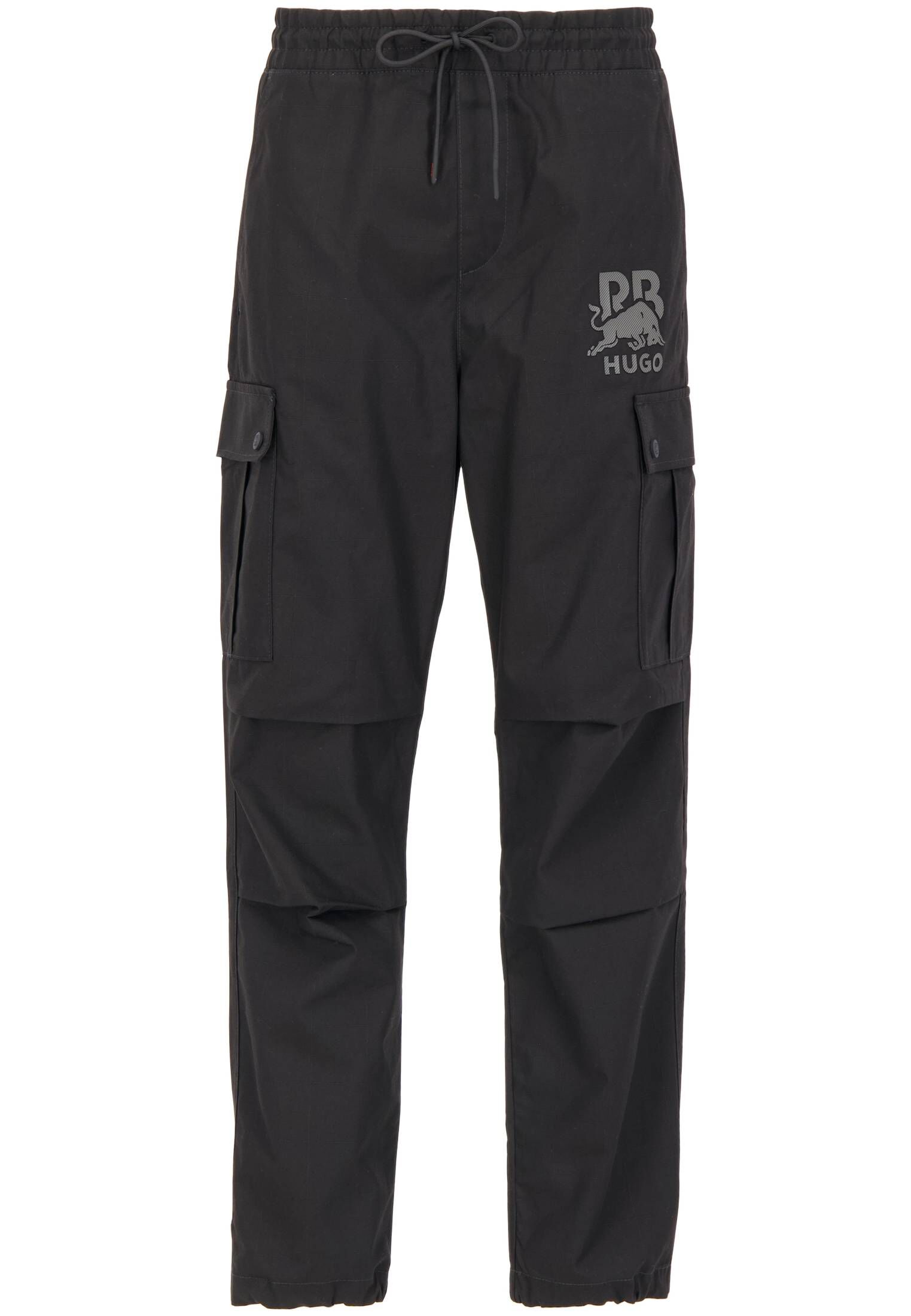 HUGO Herren Cargohose aus Baumwolle GARLO_RB in schwarz kaufen | engelhorn
