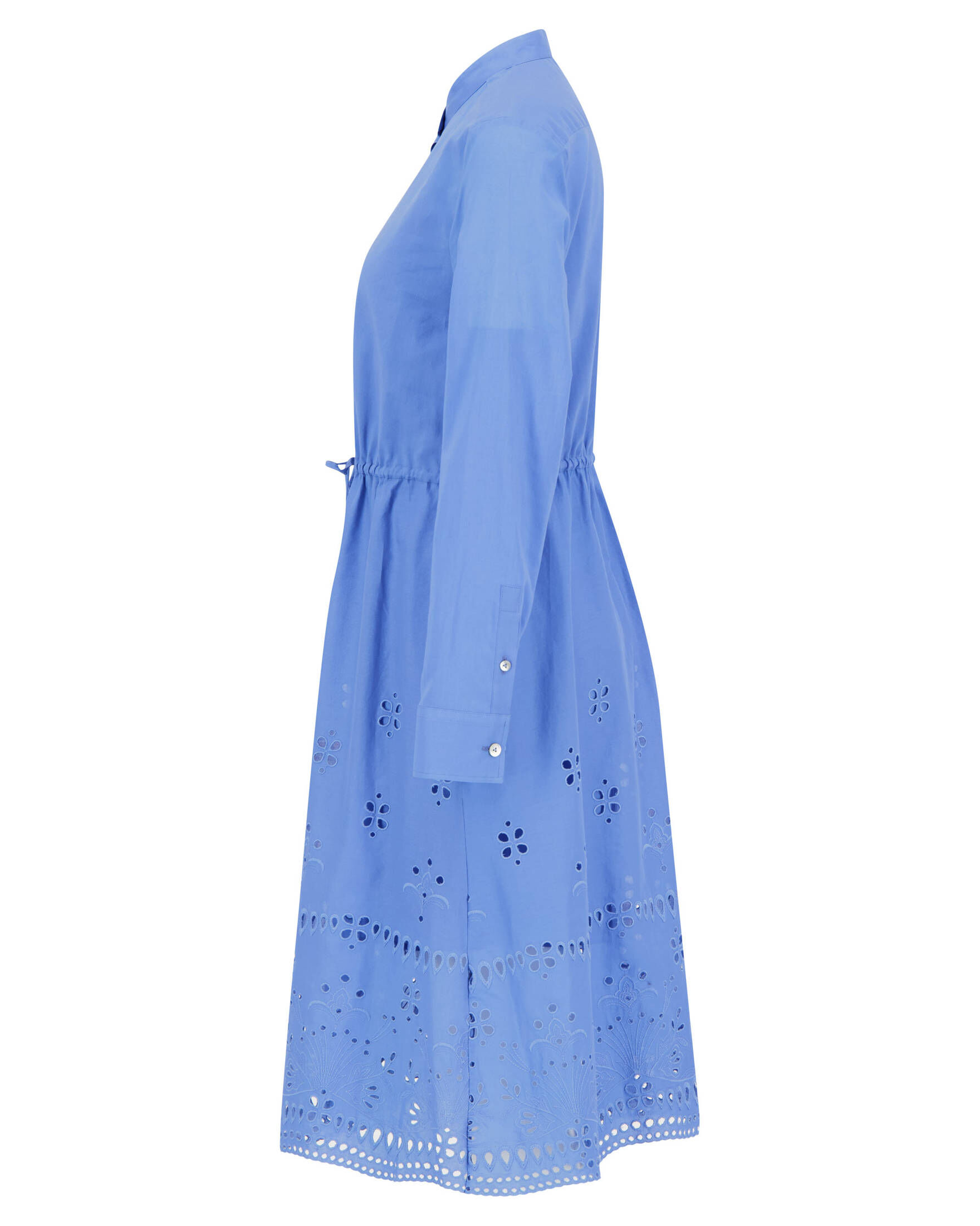 van Laack Damen Kleid KANOA Modern Fit Langarm in blau kaufen | engelhorn