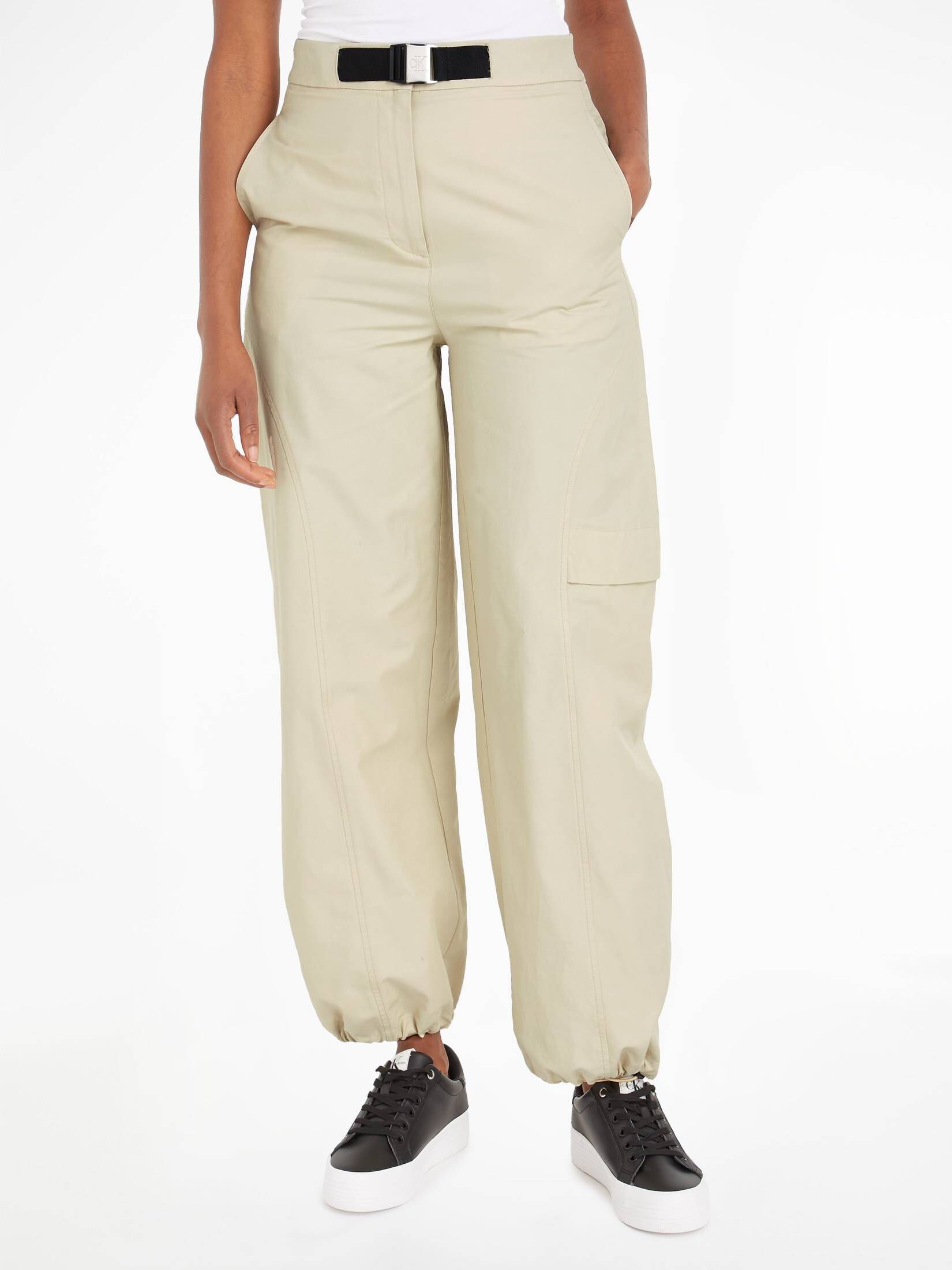 Damen Cargohose Straight Fit